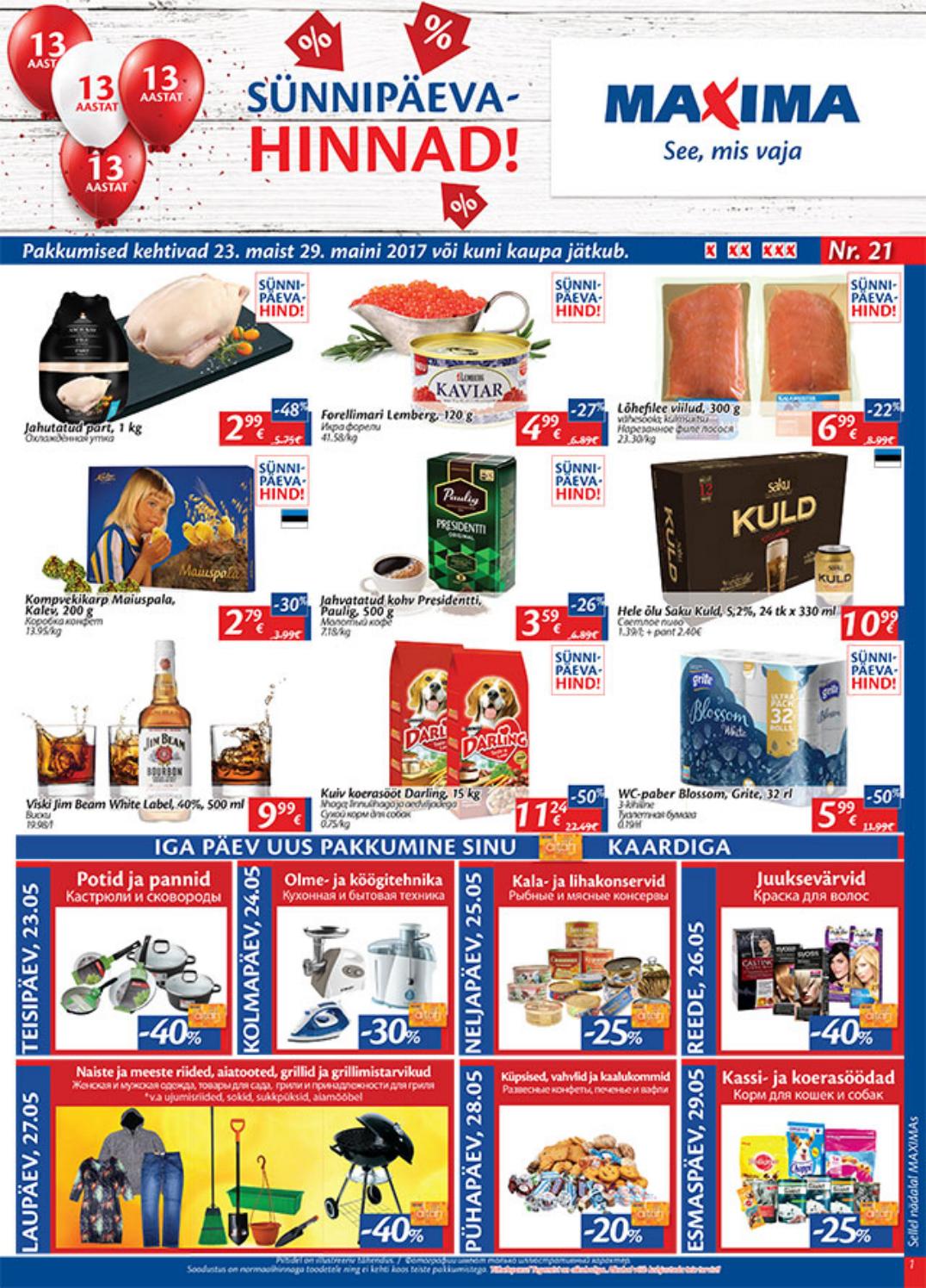 Maxima kliendileht nr 21 by Maxima Eesti - Issuu