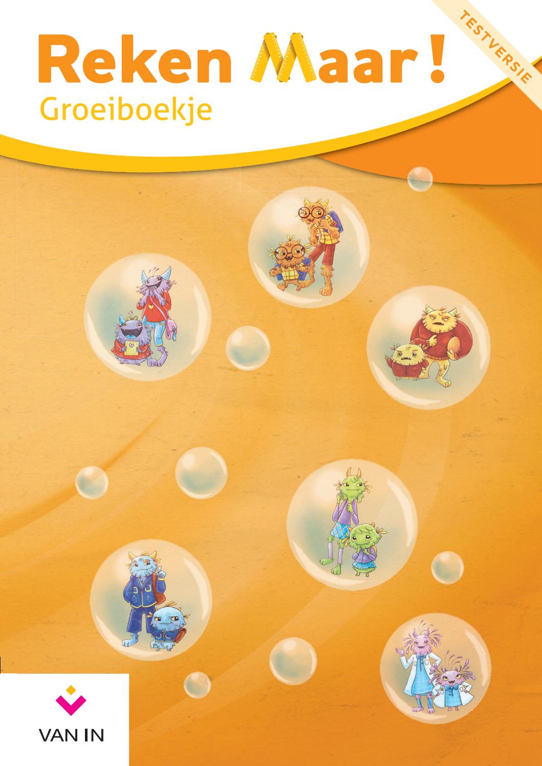 Reken Maar groeiboekje by VAN IN - Issuu