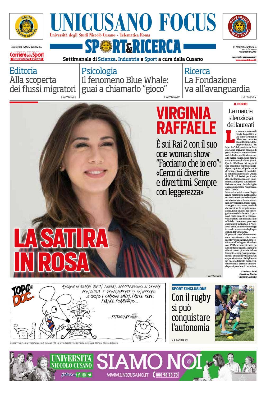 Unicusano focus 170523 by UniCusano - Università Niccolò Cusano - Issuu