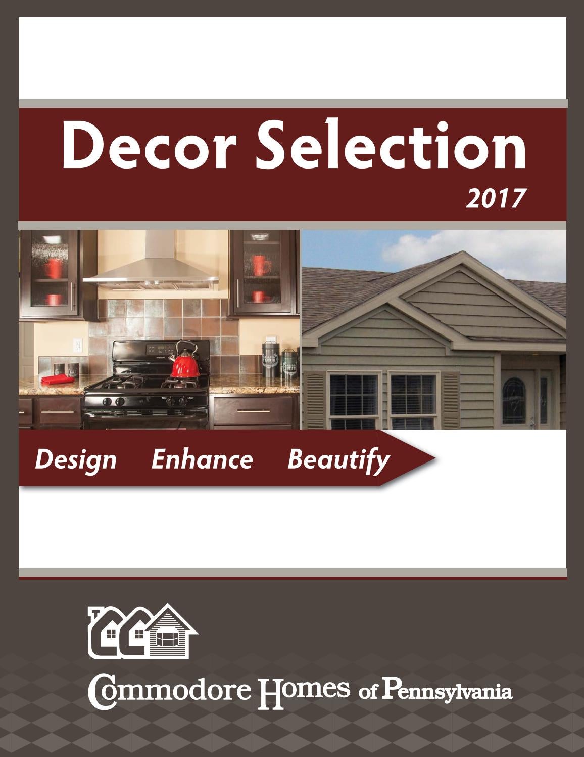 Commodore Homes of Pennsylvania Decor Selection 2017 by Commodore Homes ...