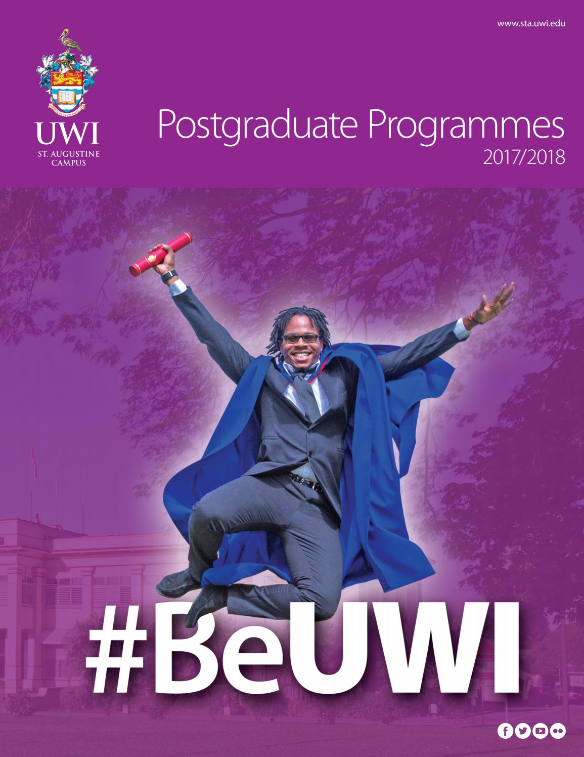 Postgraduate Programmes 2017/2018 by UWI St Augustine - Issuu