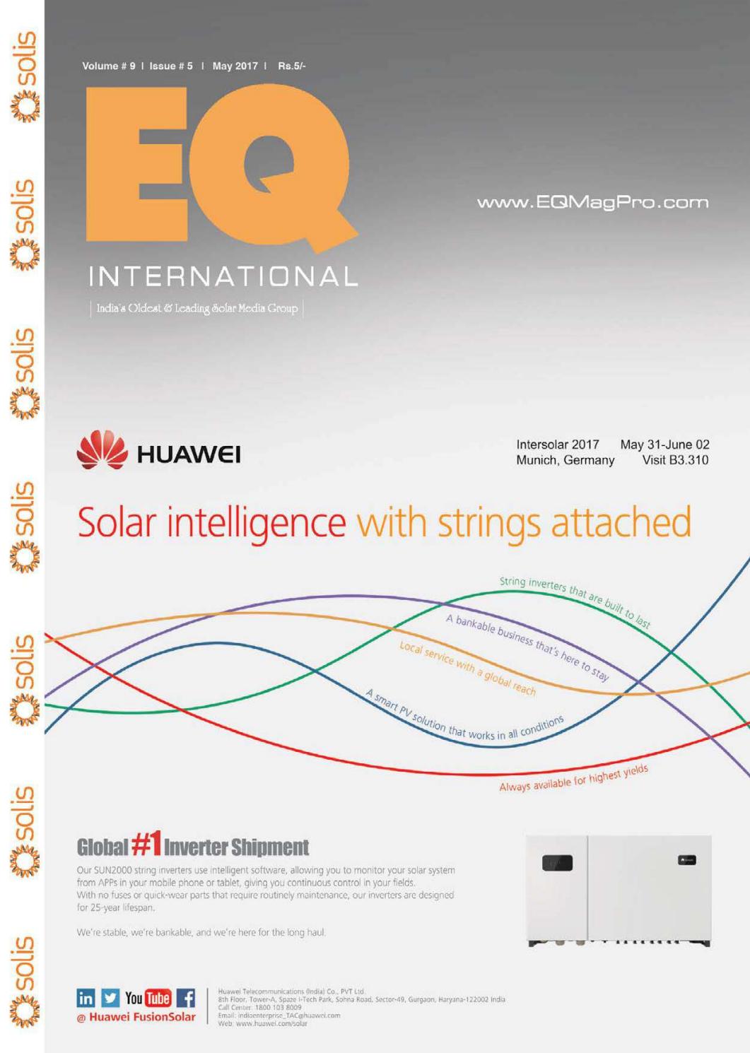 EQ Magazine May 2017 Edition by EQ Int'l Solar Media Group - Issuu
