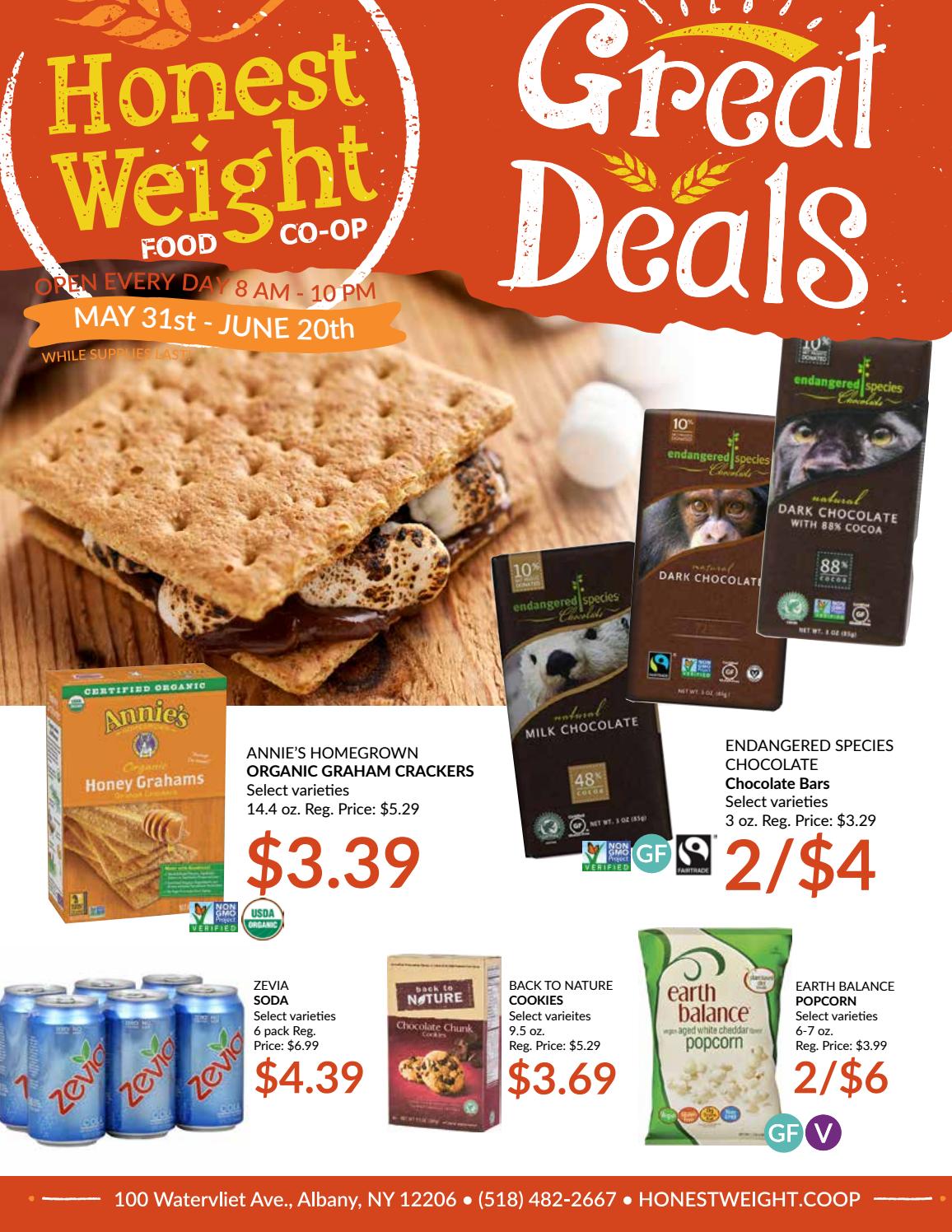 Honest Weight Food Co-op Great Deals Flyer - organic, all natural ...