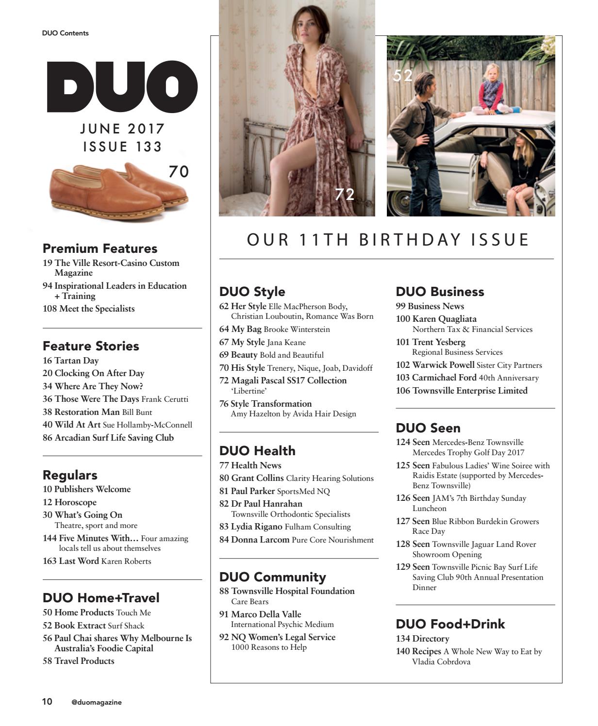 DUO MAGAZINE JUNE 2017 by DUO Magazine & Burdekin Local News - Issuu