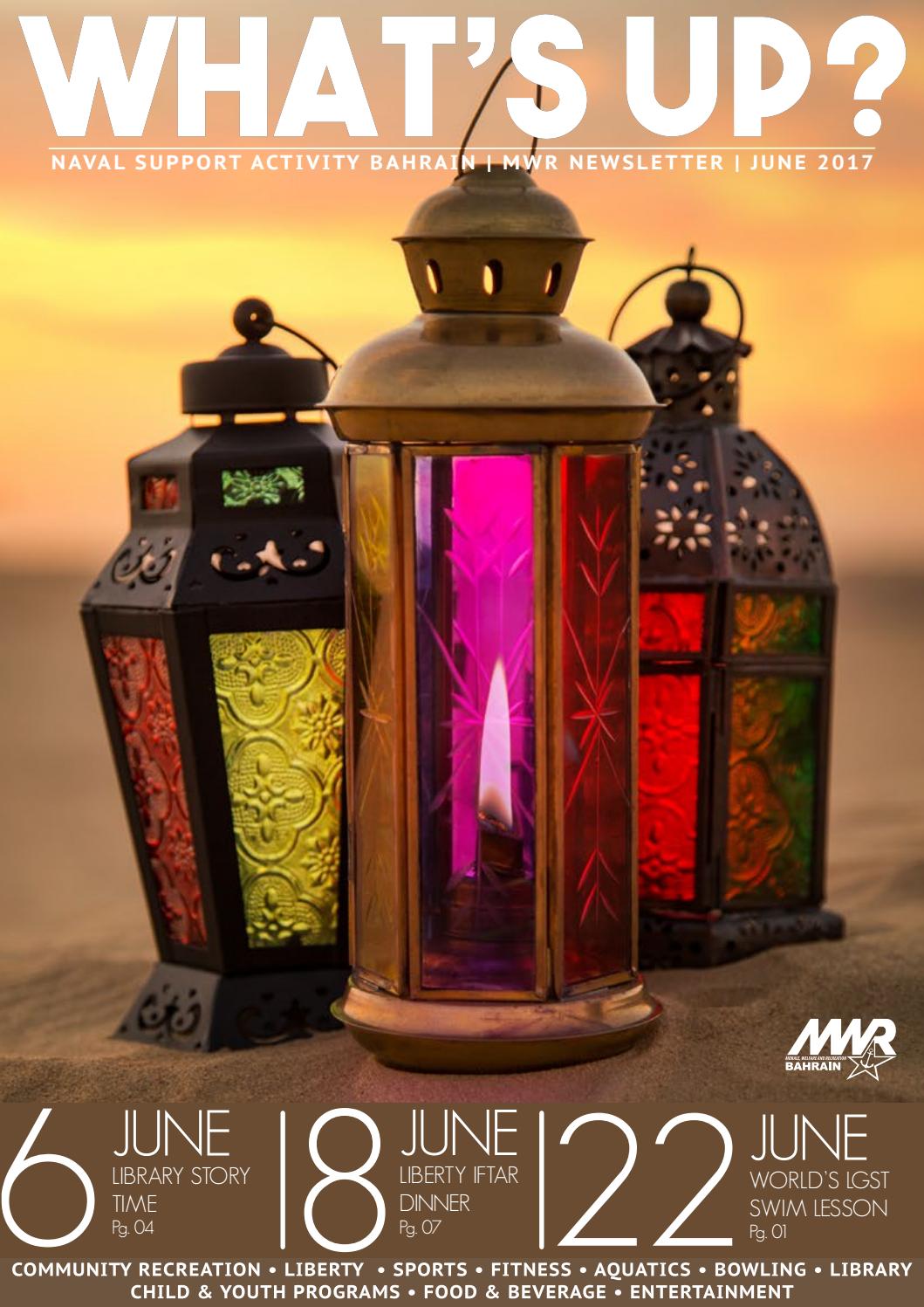 What's Up Newsletter | June 2017 | Navy MWR Bahrain by NavyMWRBahrain ...