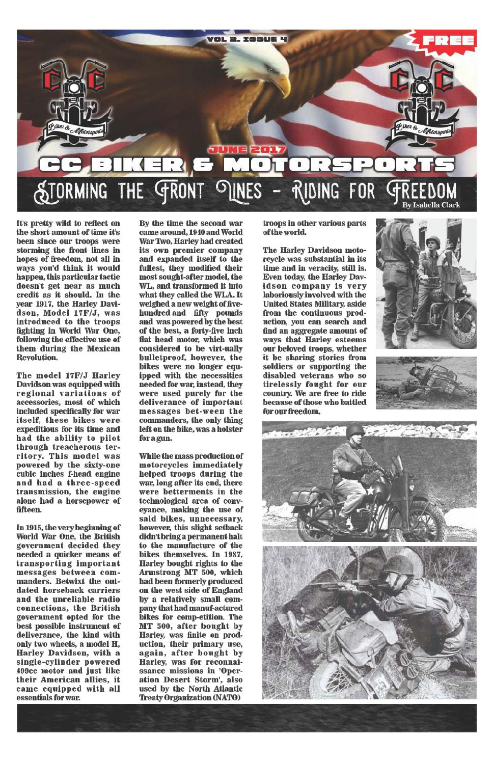 CC Biker & Motorsports June 2017 by CC Biker and Motorsports Newspaper ...