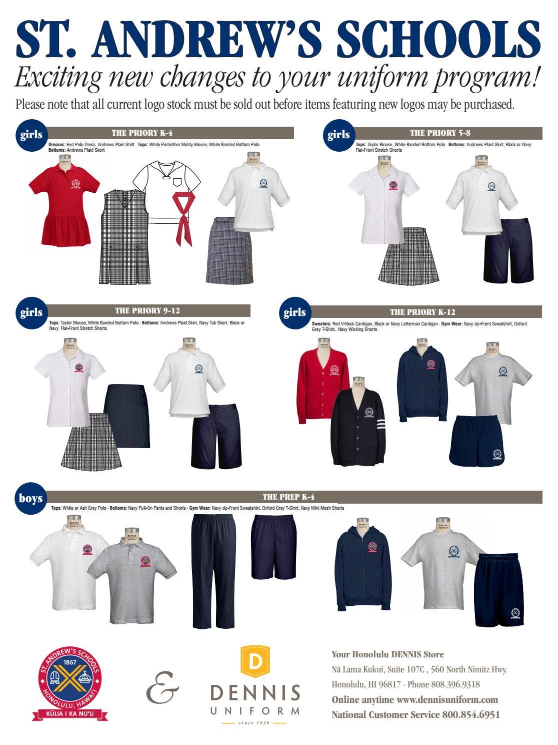 The Prep Uniform Information by St. Andrews Schools - Issuu