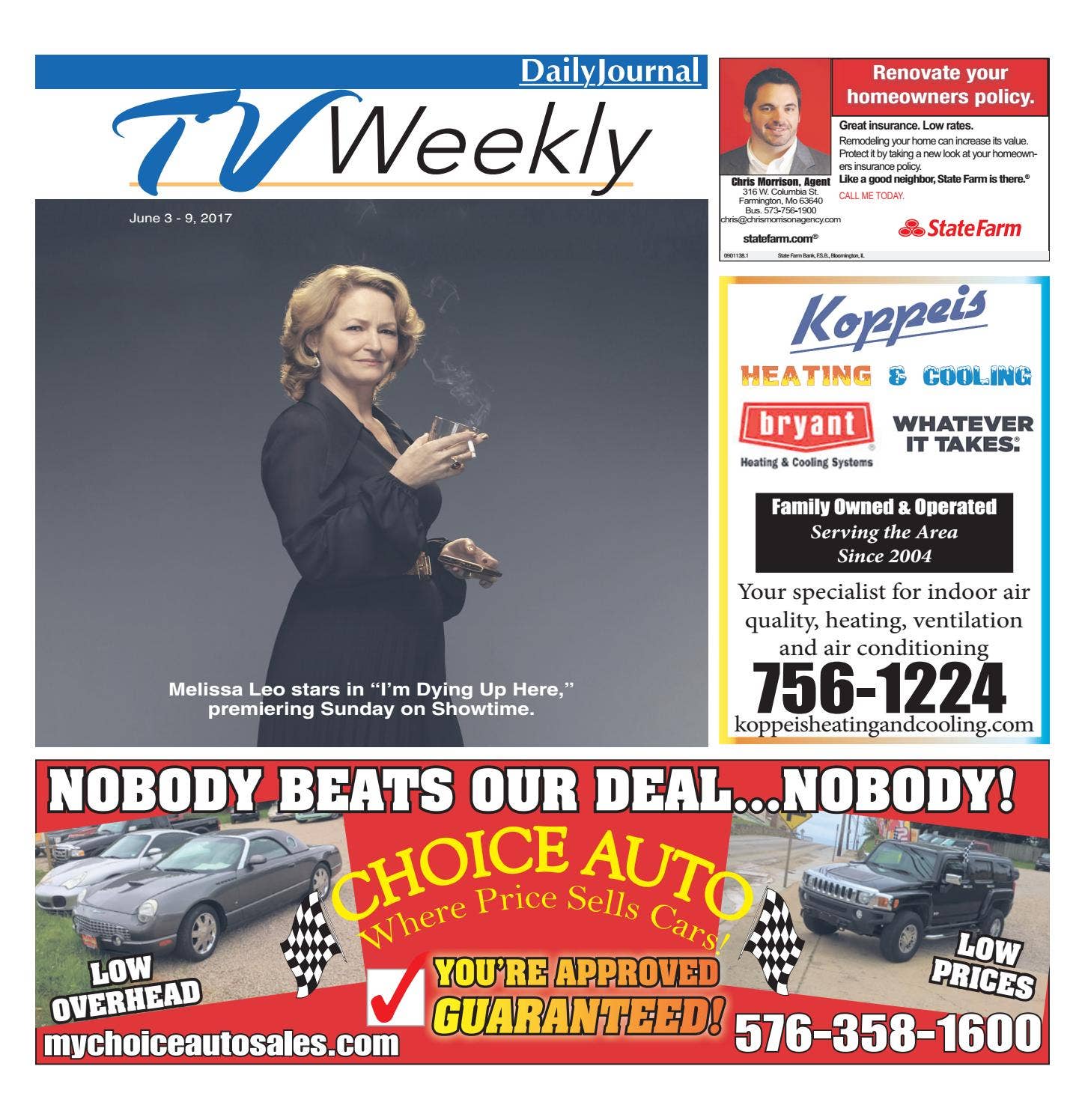 TV Weekly June 3rd - 9th by Daily Journal Online - Issuu