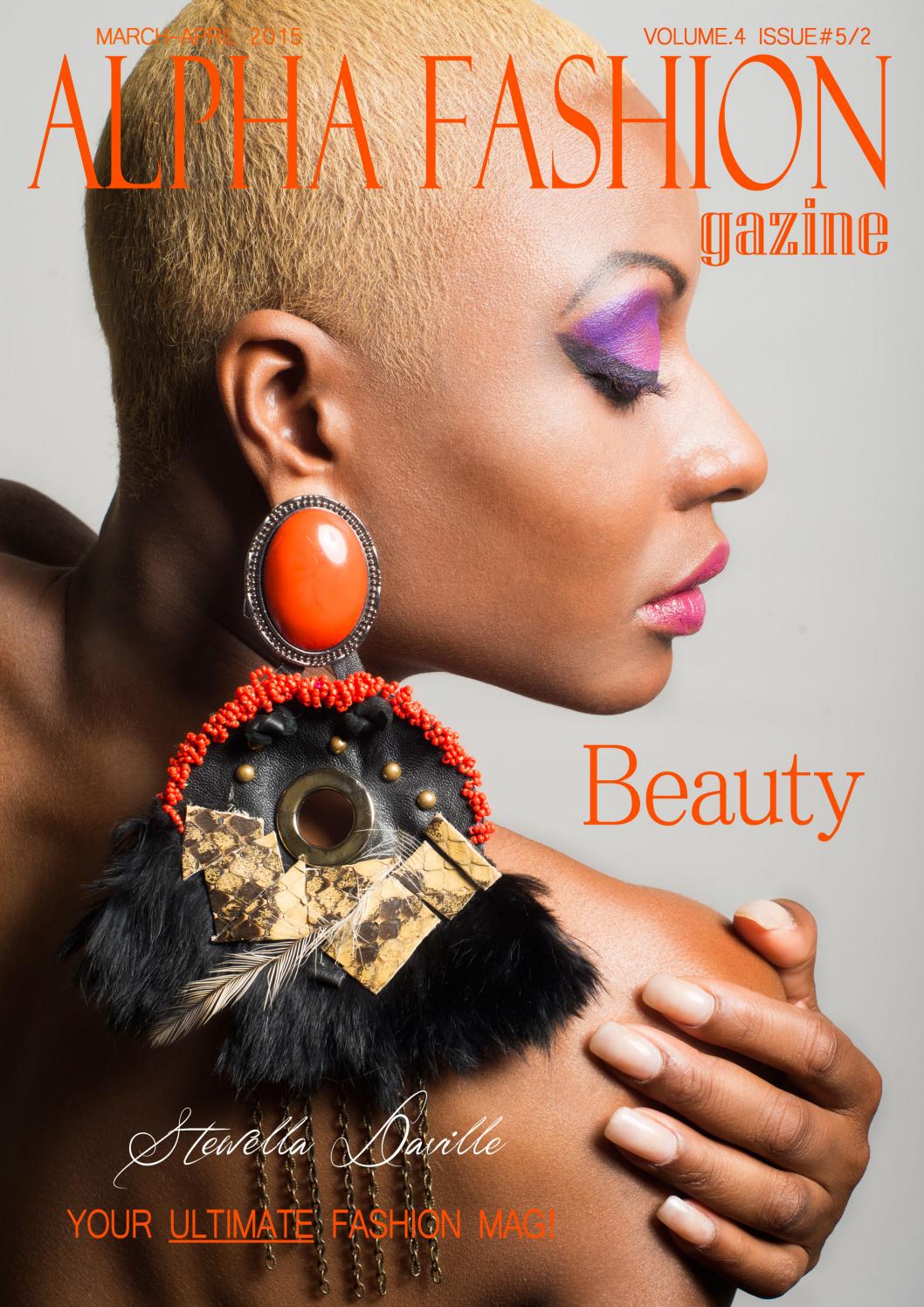 Alpha fashion magazine beauty issue volume4 issue5 2 march 2015 sd by ...