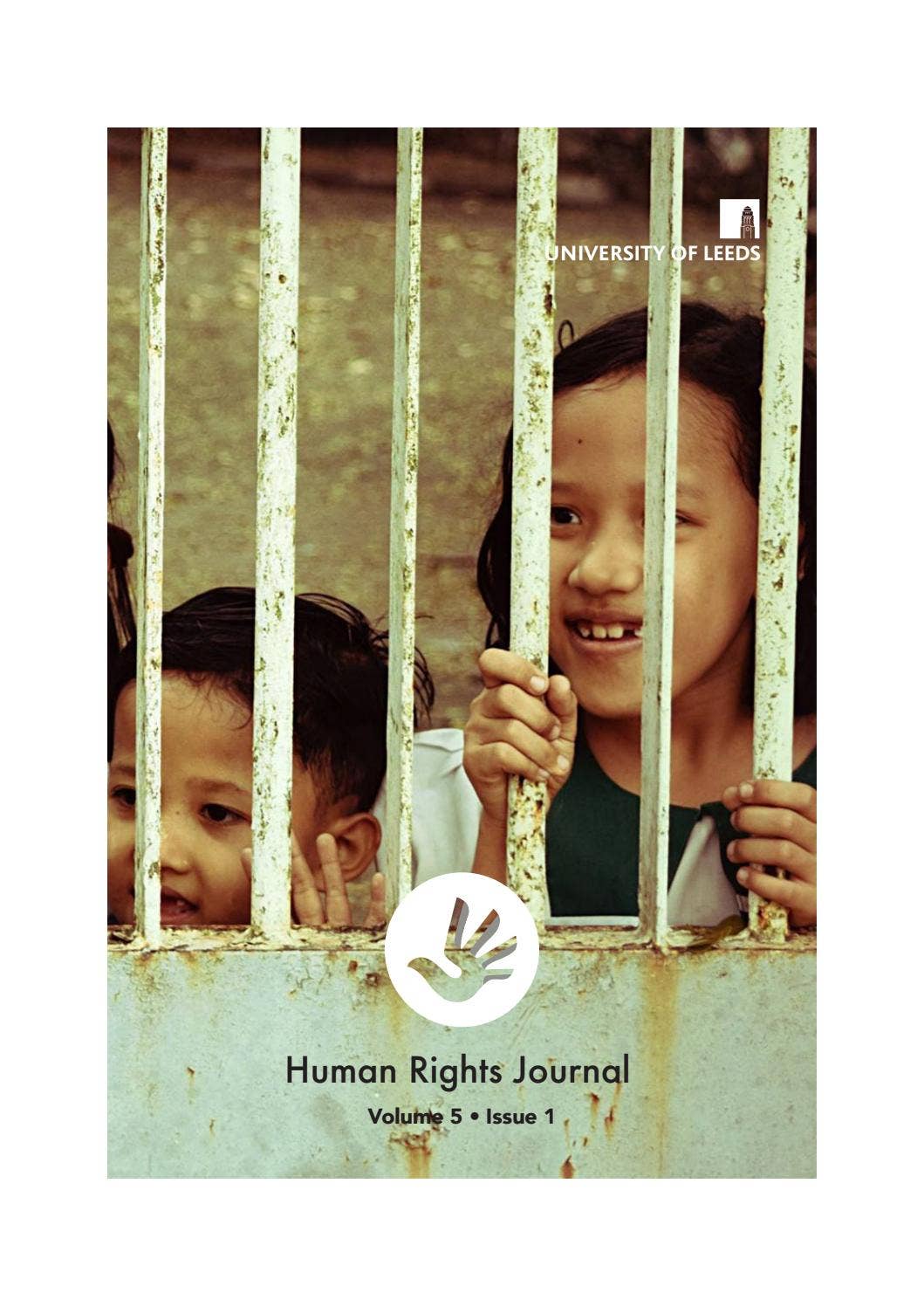 University of Leeds Human Rights Journal - Volume 5 Issue 1 by Leeds ...