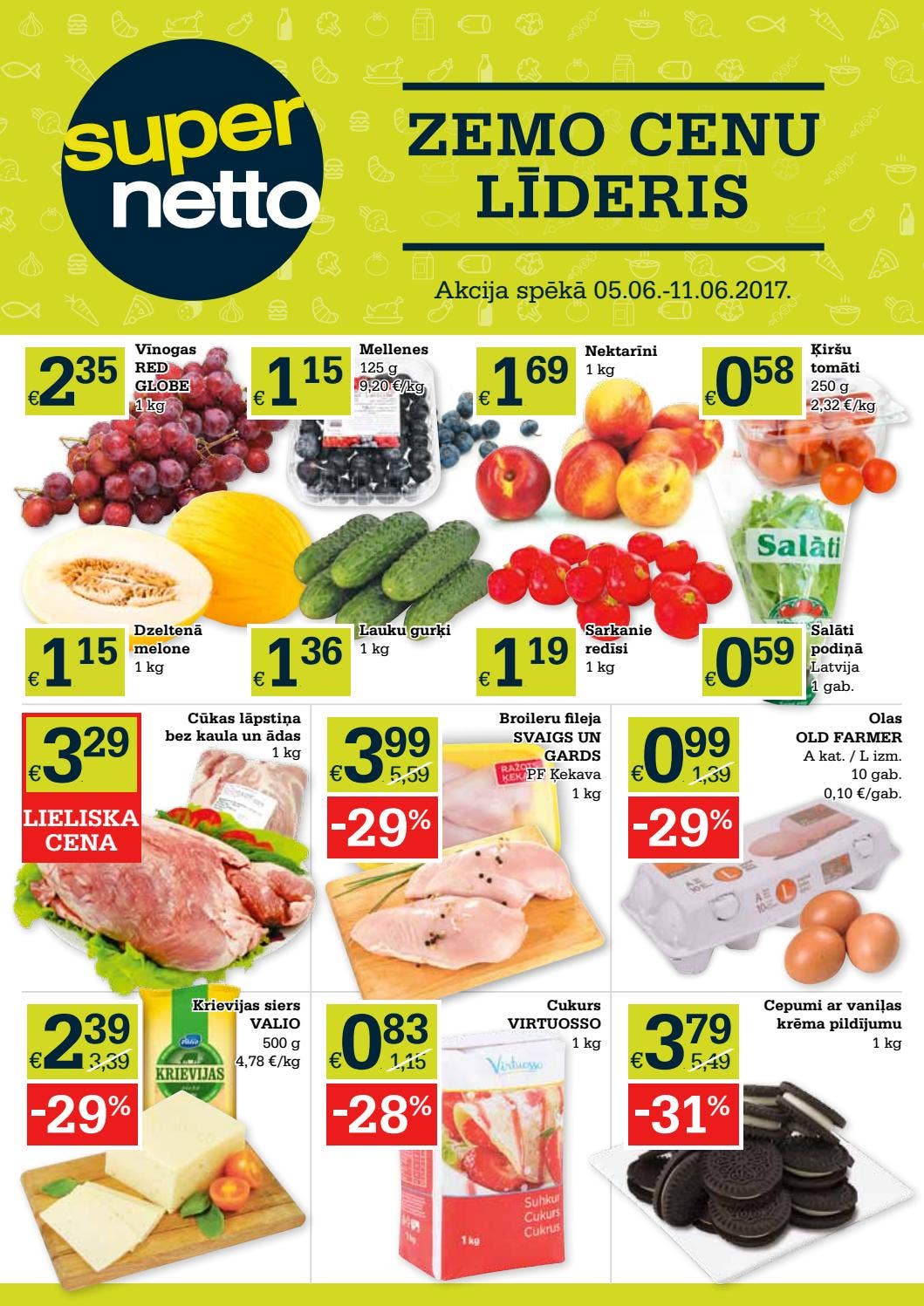 Supernetto piedāvājums no 05.06. līdz 11.06.2017. by Rimi - Issuu