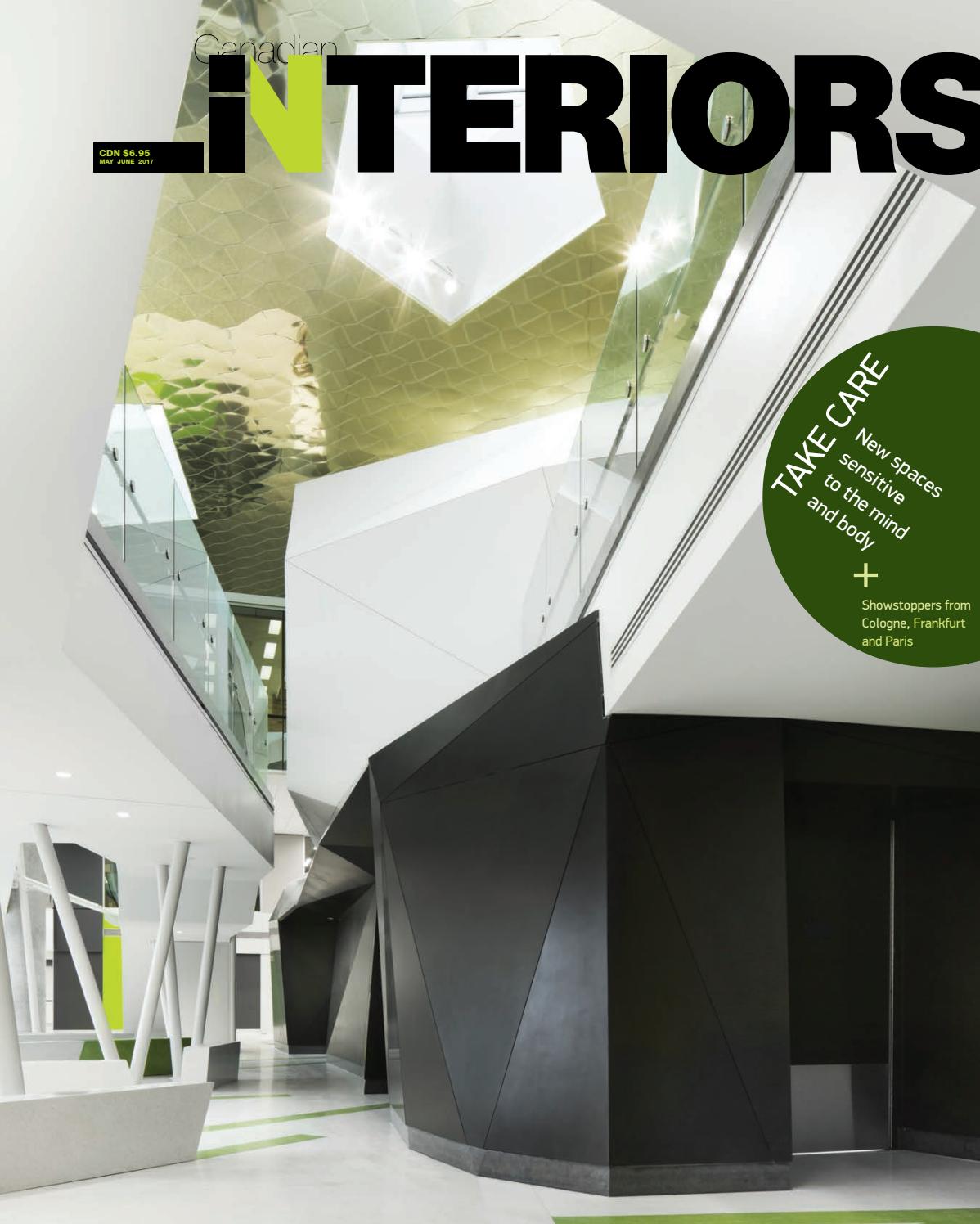 Canadian Interiors May / June 2017 by IQ Business Media - Issuu