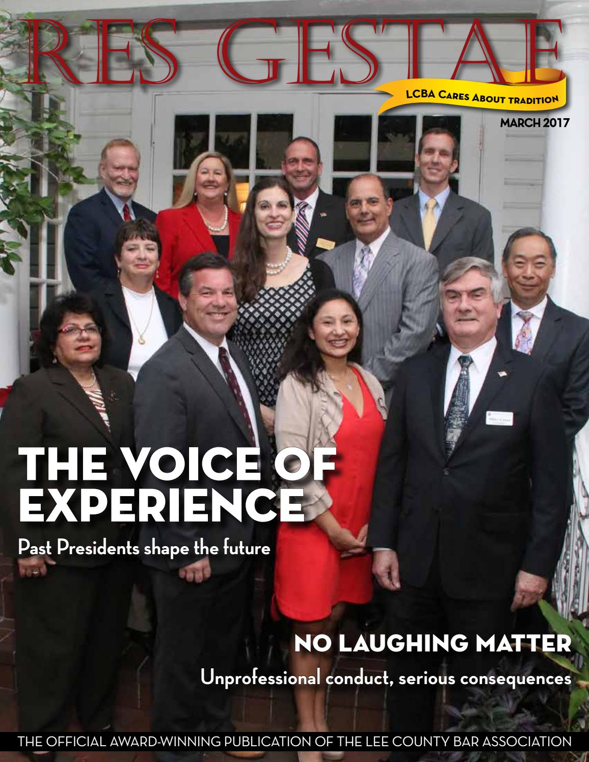 Res Gestae - March 2017 by Lee County Bar Association - Issuu
