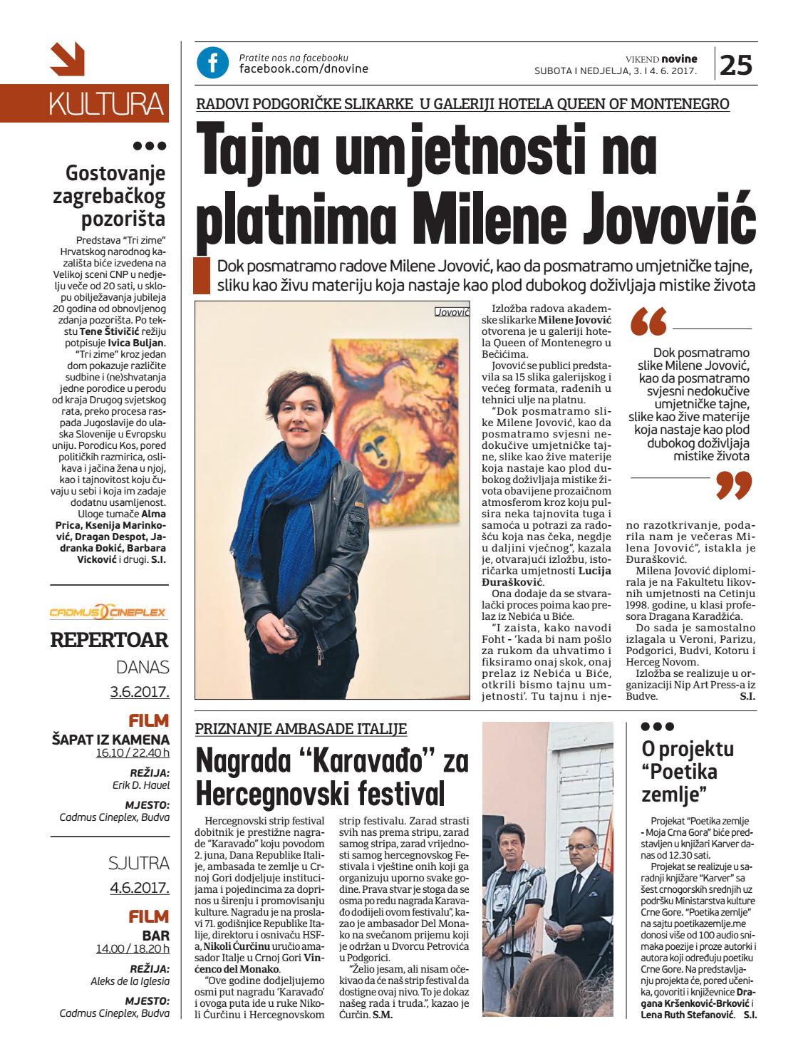 Dnevne novine 3-4. jun 2017. by Dnevne Novine - Issuu