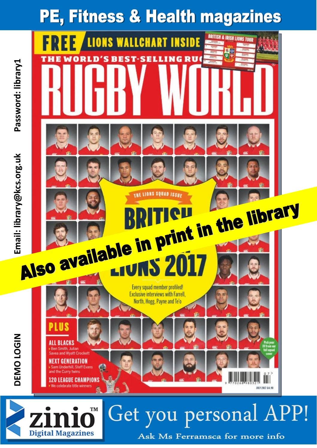 Physical education fitness health magazines available with the library ...