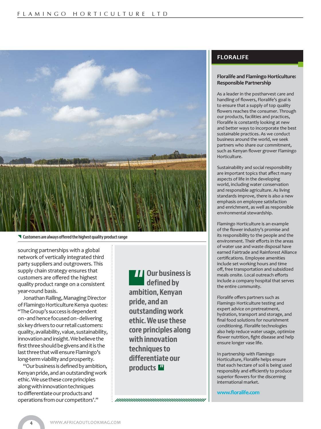 FLAMINGO HORTICULTURE by Outlook Publishing - Issuu