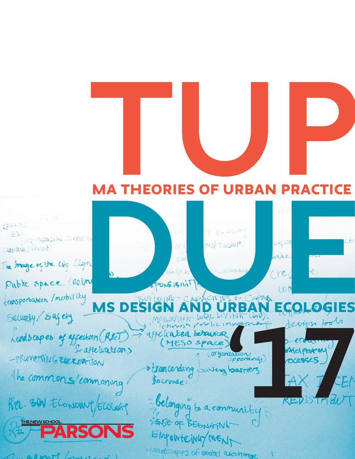 TUP and DUE Thesis Works 2017 by Parsons Graduate Urban Programs - Issuu
