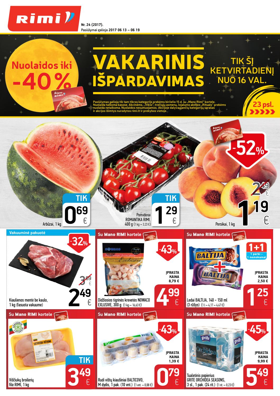 RIMI savaitinis leidinys Nr. 24-2017 Kai kurių pasiūlymų galite nerasti ...