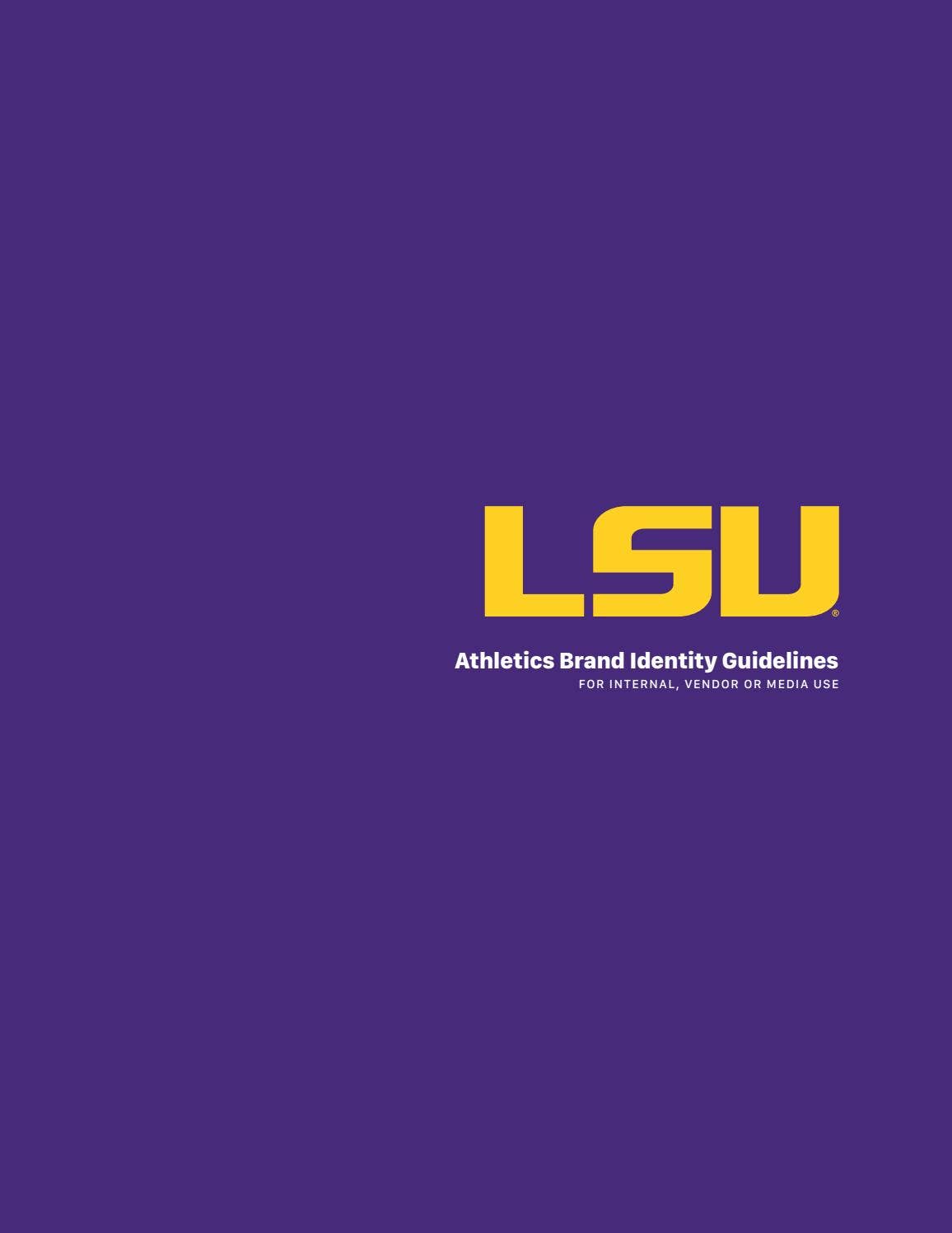 LSU Athletics Brand Identity Guidelines by LSU Athletics - Issuu