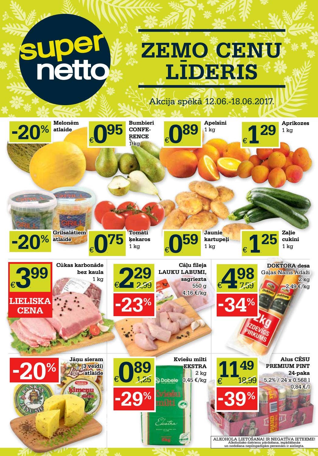 Supernetto piedāvājums no 12.06. līdz 18.06.2017. by Rimi - Issuu