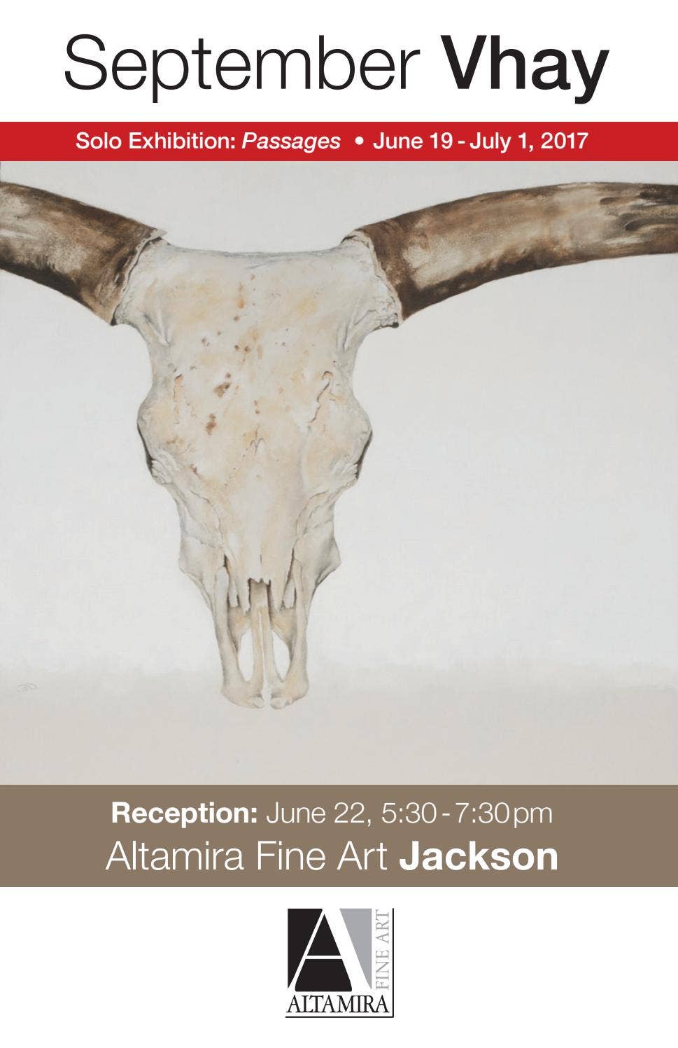 September Vhay Exhibition Catalog | Passages by ALTAMIRA FINE ART - Issuu