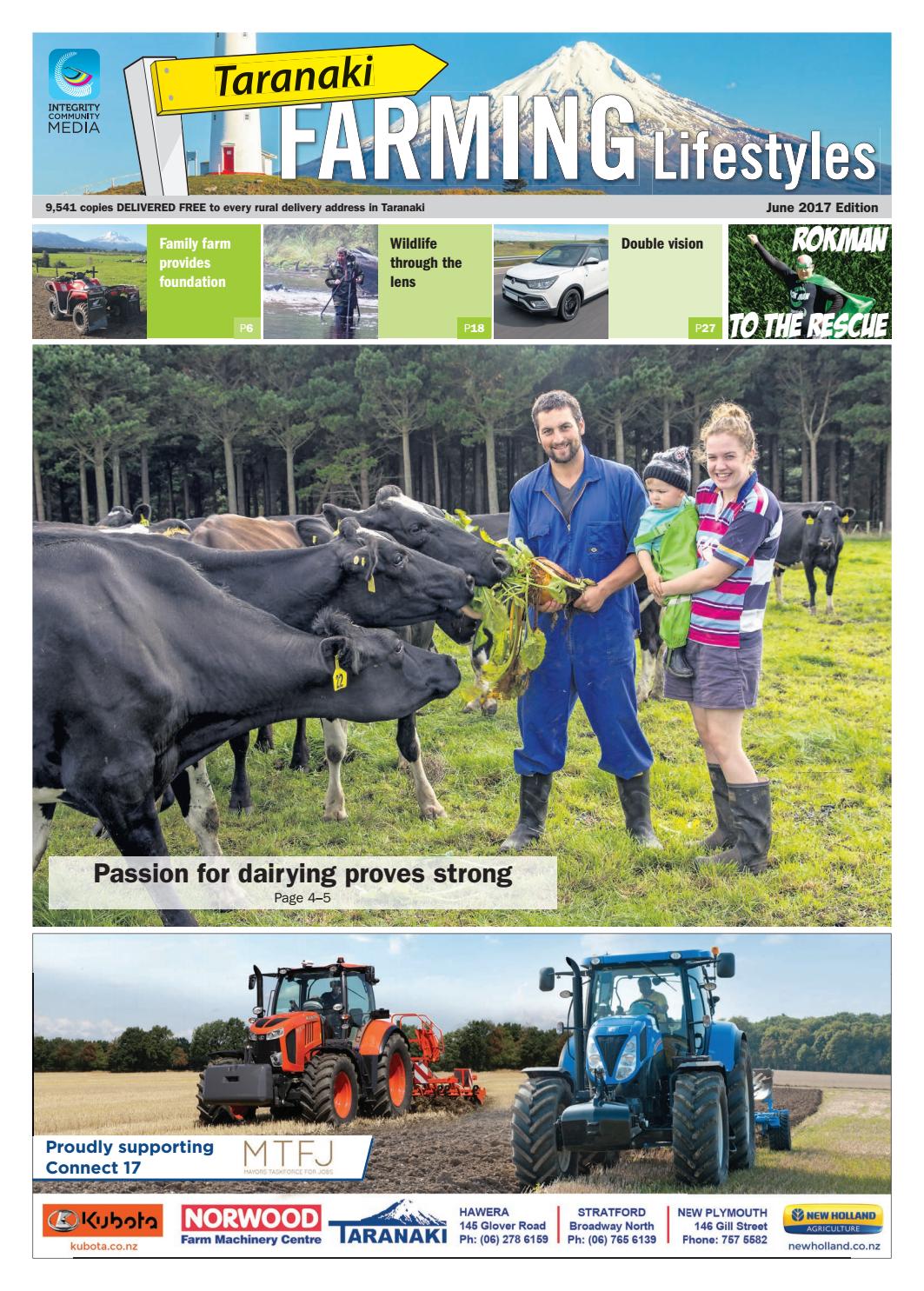 Taranaki Farming Lifestyles, June 2017 by Integrity Community Media - Issuu