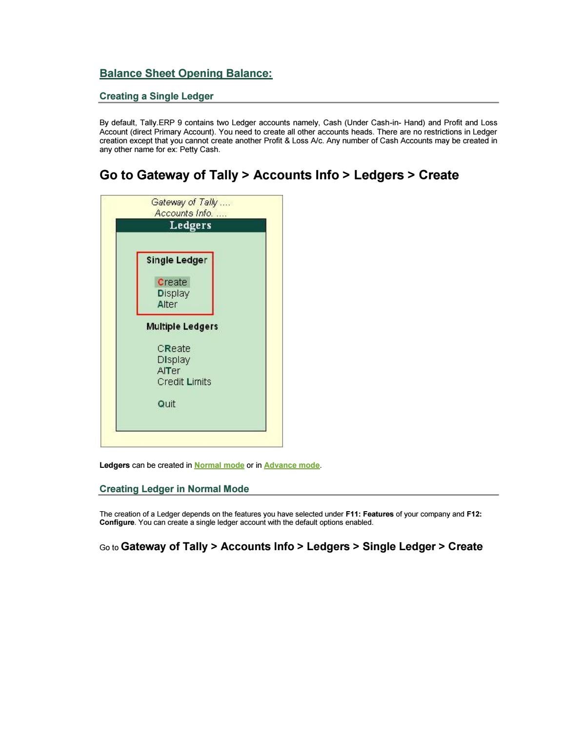 Introduction To Balance Sheet In Tally ERP9 By Attitude Tally Academy introduction-to-balance-sheet-in-tally-erp9-by-attitude-tally-academy