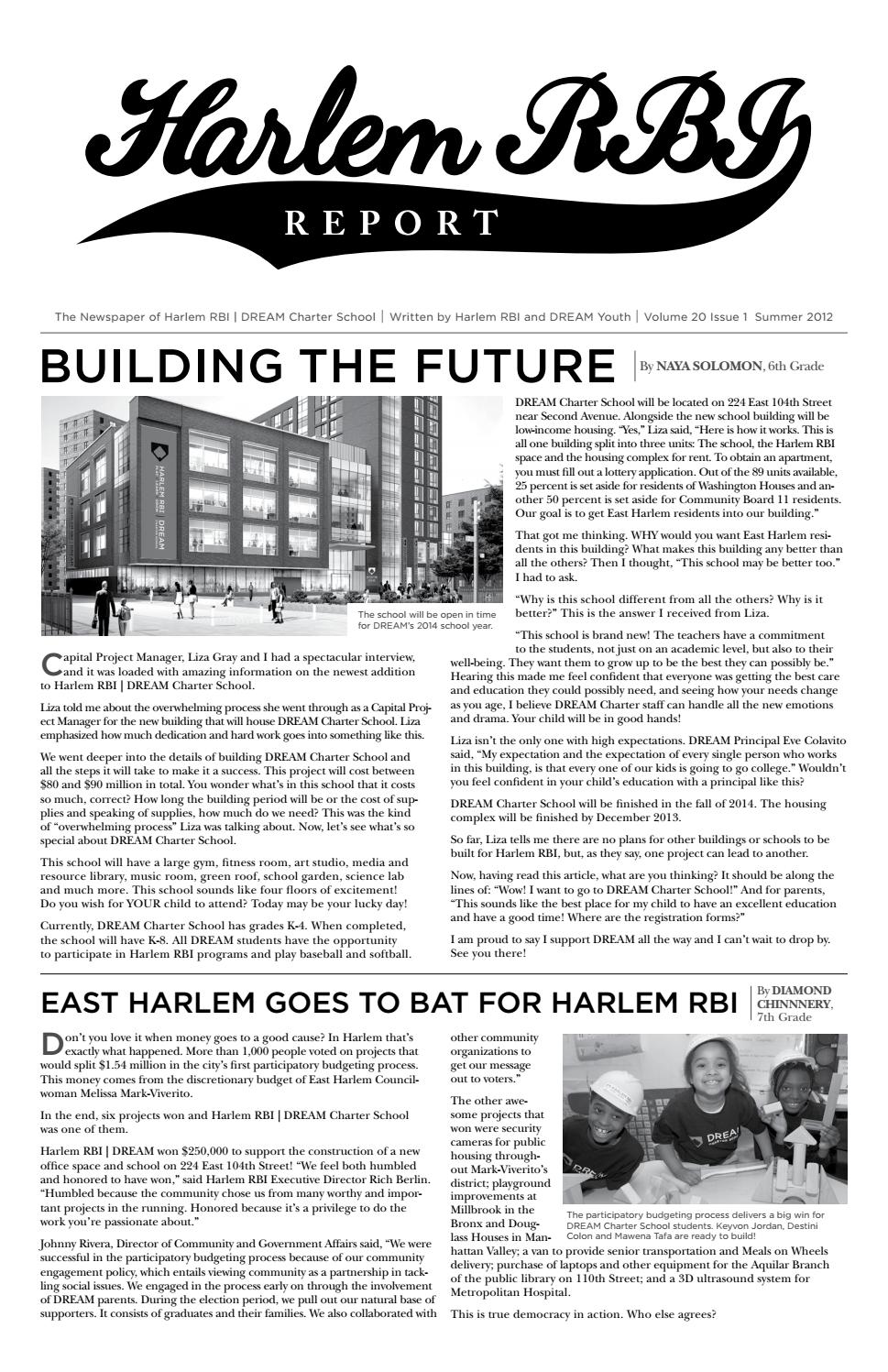 DREAM Newspaper Summer 2012 by DREAM - Issuu