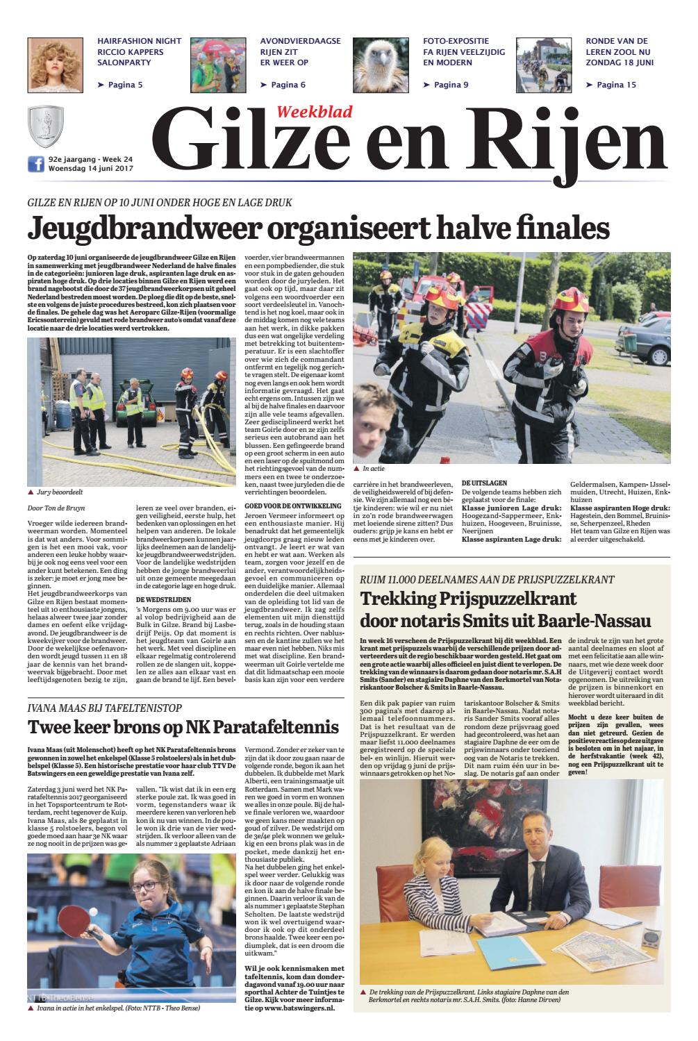 Weekblad Gilze en Rijen 14-06-2017 by Uitgeverij Em de Jong - Issuu