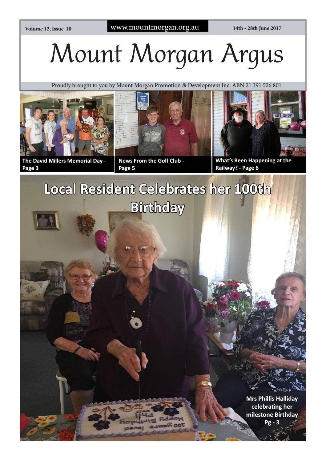 Mount Morgan Argus Volume 12, Issue 10 by Mount Morgan Promotion and Development Inc. - Issuu