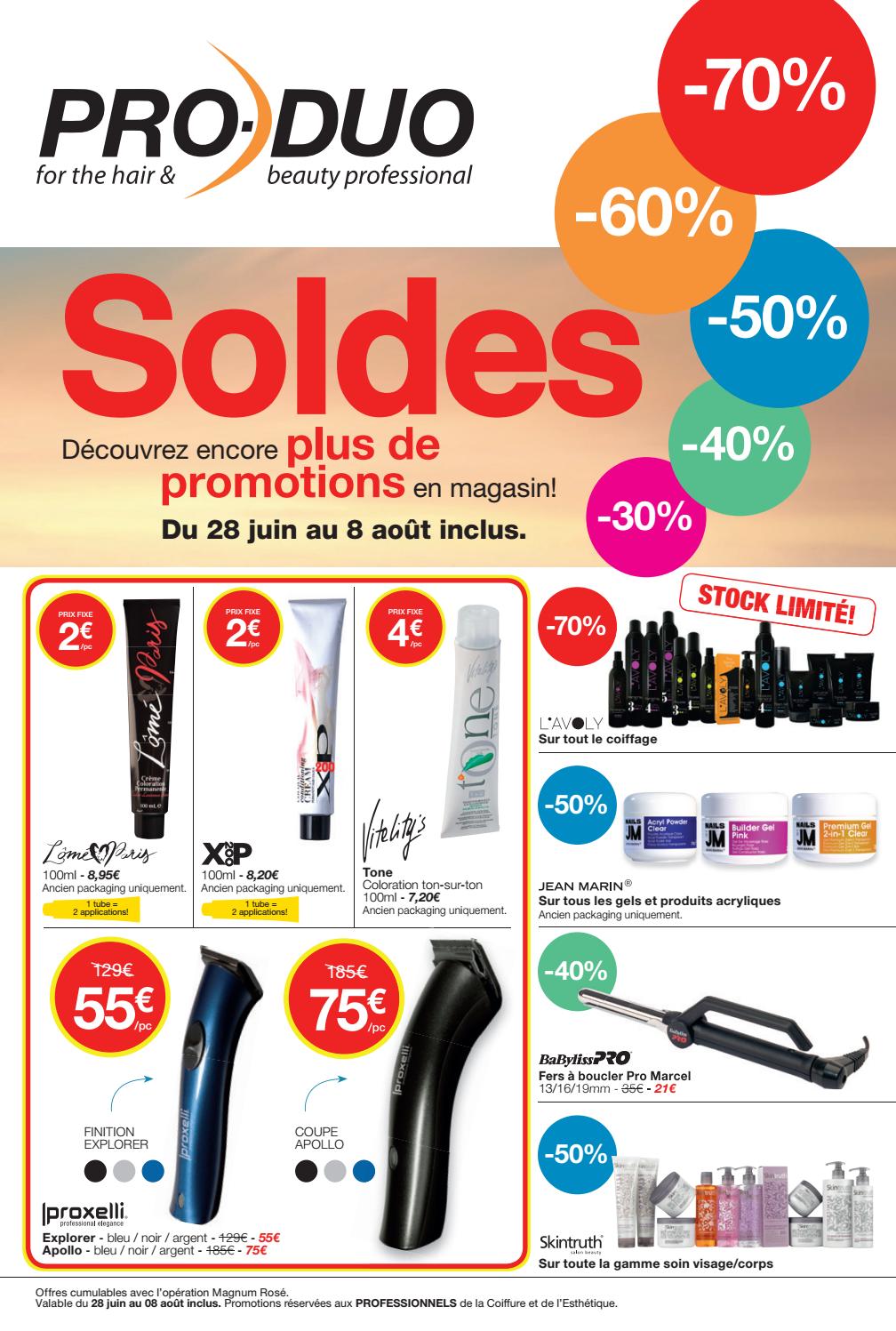Pro-Duo - Soldes Juillet 2017 - France by Sally Europe - Issuu