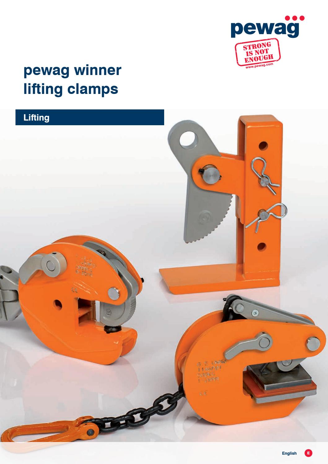 pewag winner lifting clamps - Lifting by pewag - Issuu