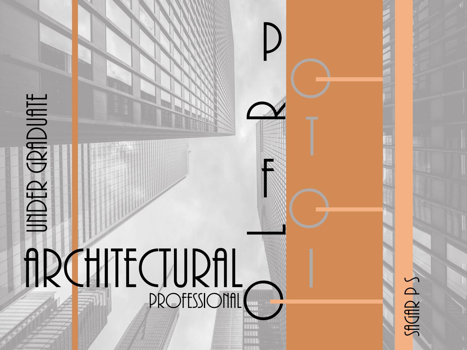 Architectural Professional Portfolio By Sagar Shettigar Issuu