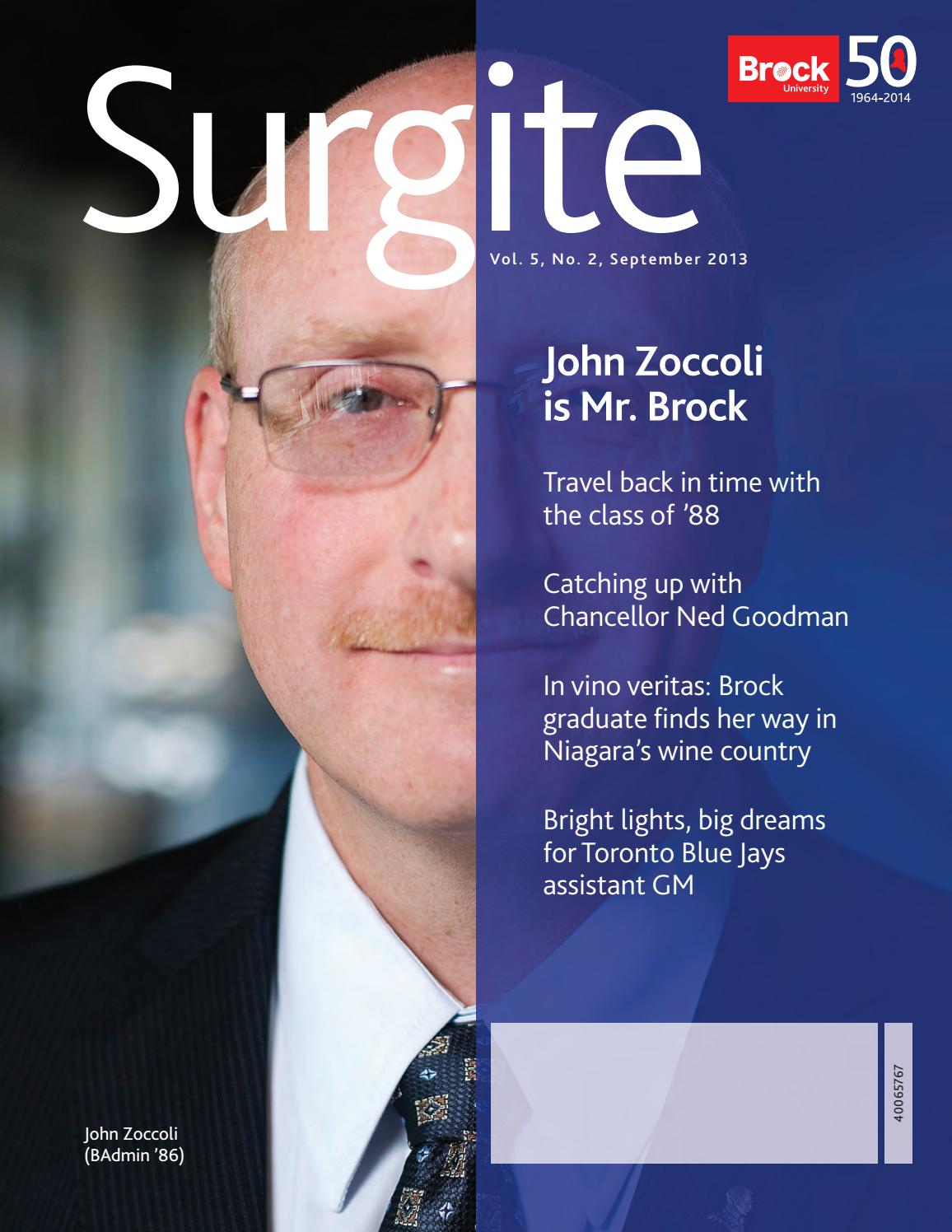 Surgite – Vol. 5 No. 2 – September 2013 by Brock University - Issuu