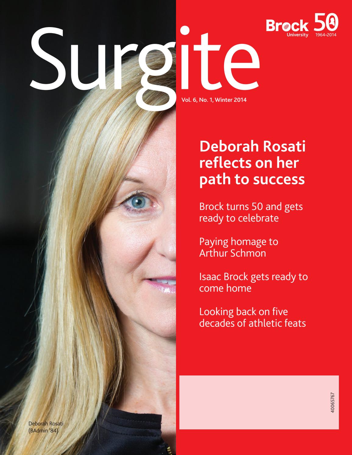 Surgite – Vol. 6 No. 1 – Winter 2014 by Brock University - Issuu
