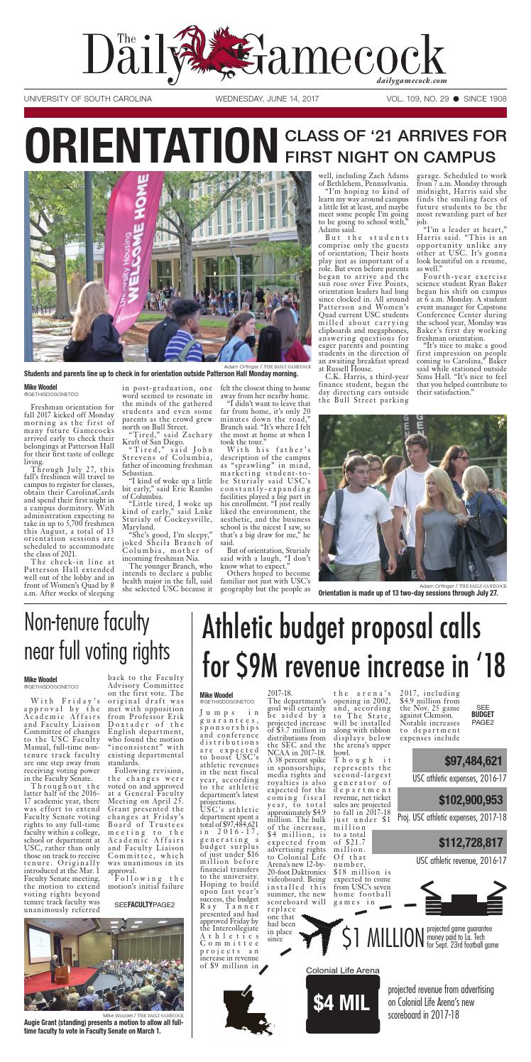 The Daily Gamecock 6/14/17 by Garnet Media Group - Issuu