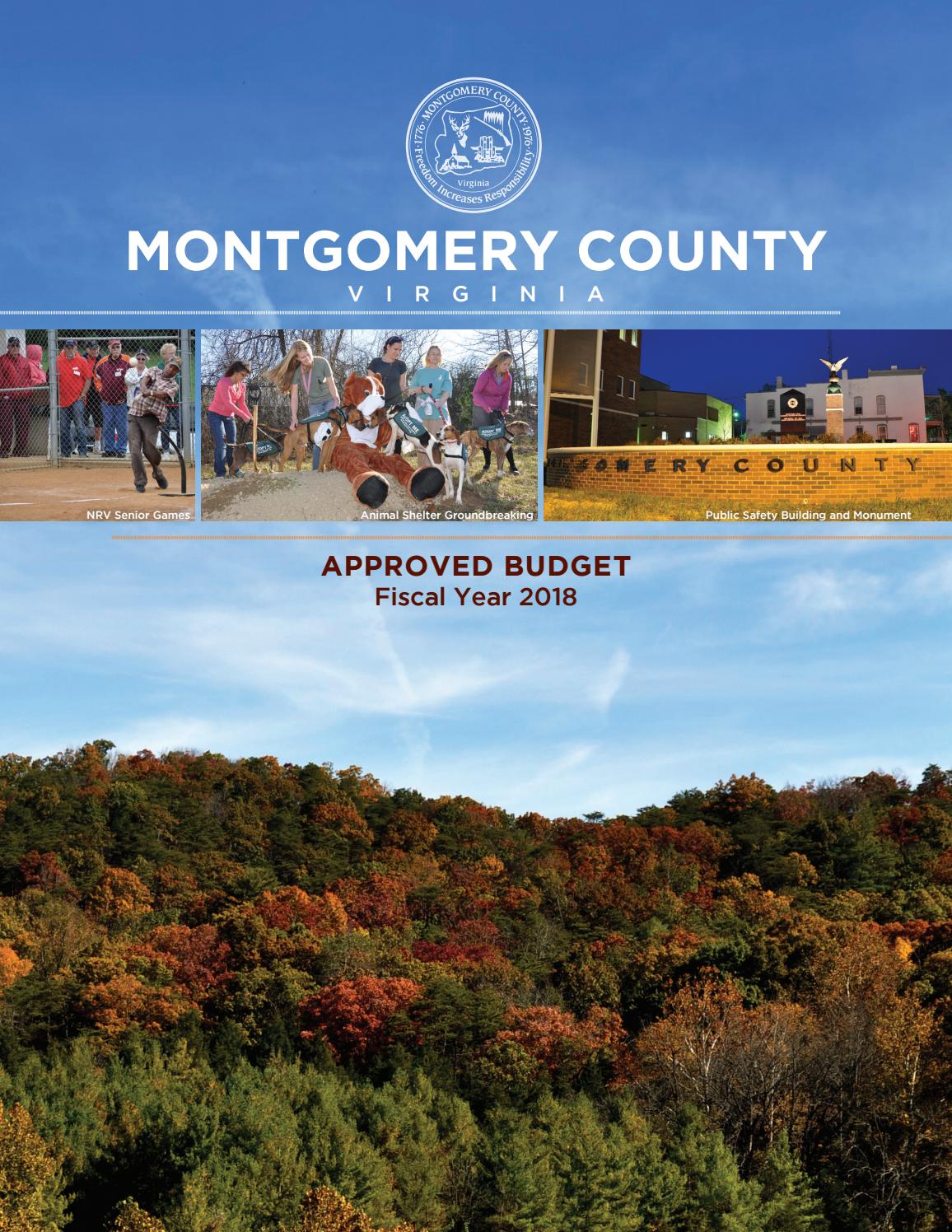 Montgomery County, Va. FY 2018 Approved Budget by Montgomery County, Va ...