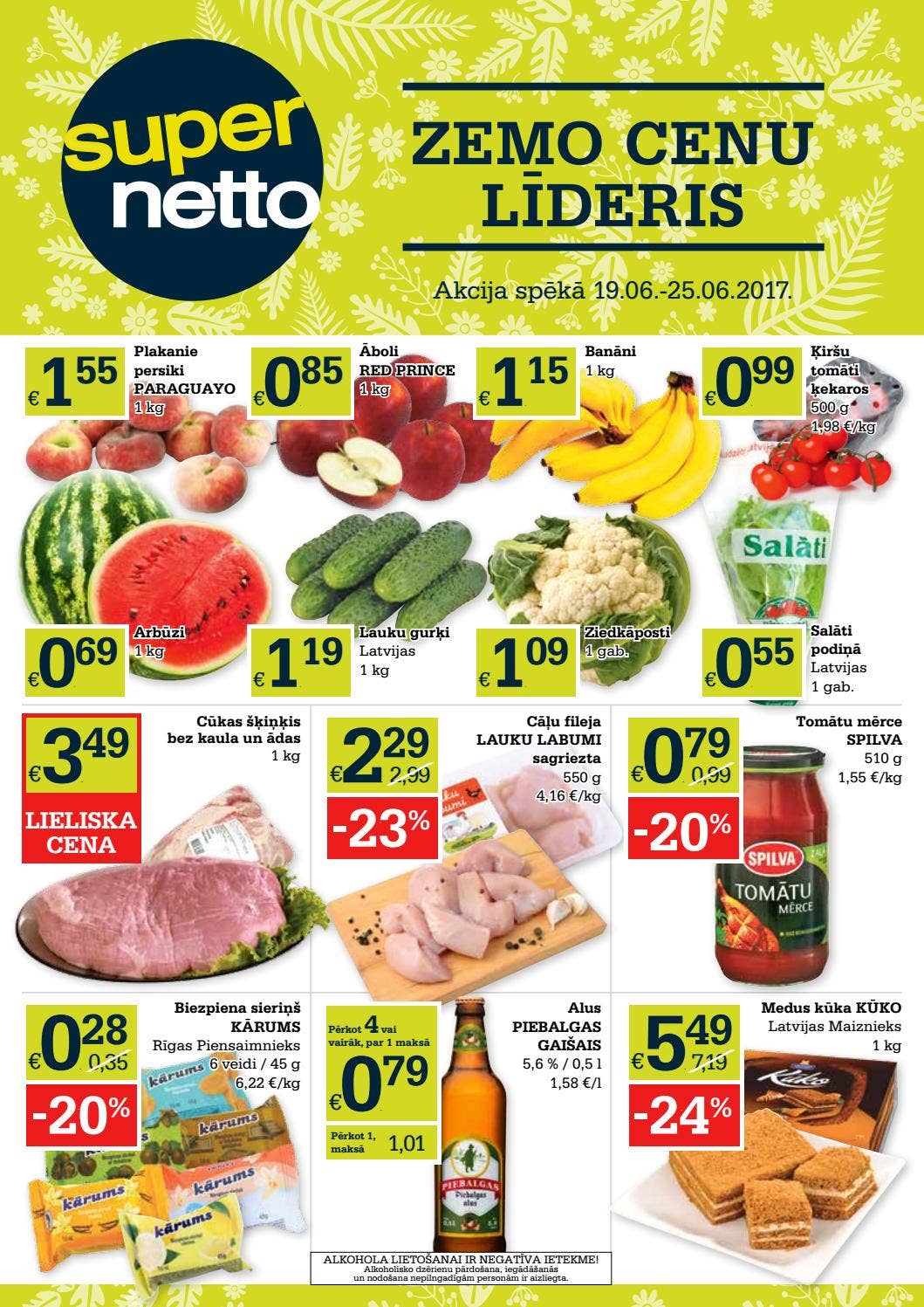 Supernetto piedāvājums no 19.06. līdz 25.06.2017. by Rimi - Issuu