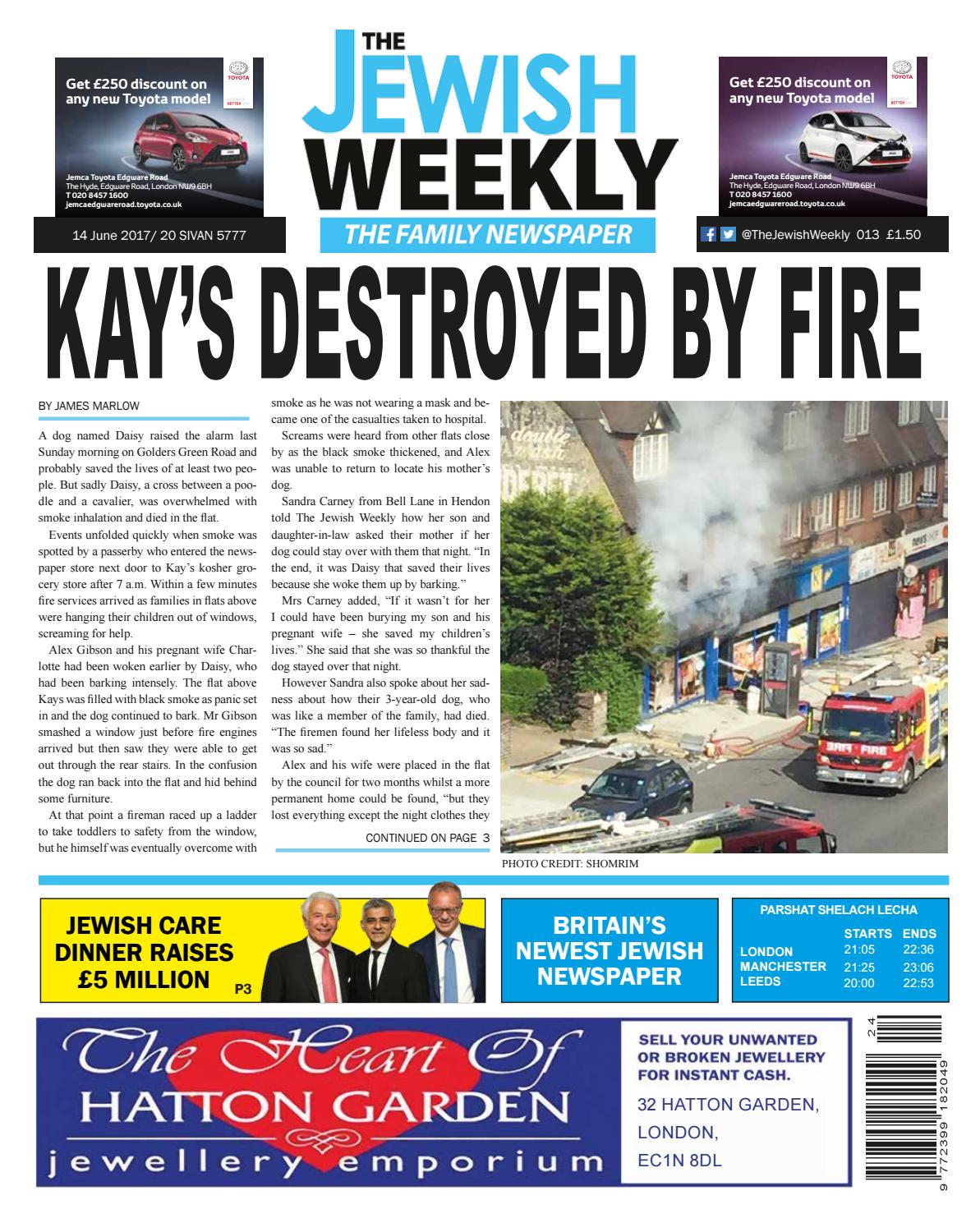 June 17th Edition Preview by The Jewish Weekly - Issuu