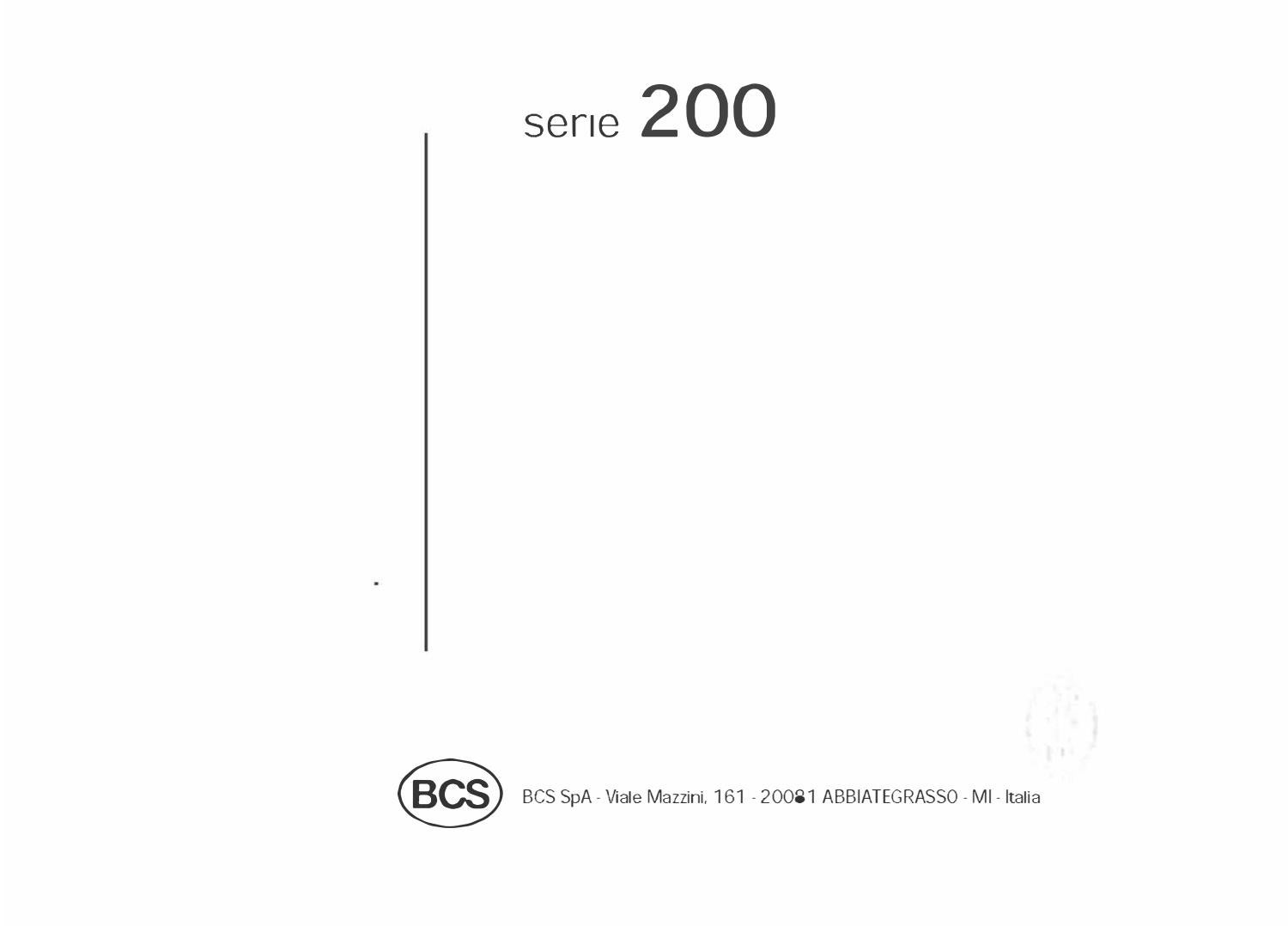 BCS 200 Deletegning by Maskin Importøren AS - Issuu