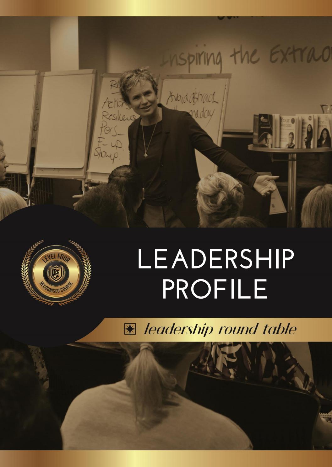 Disruptive leadership leadership profile by The Coaching Institute - Issuu