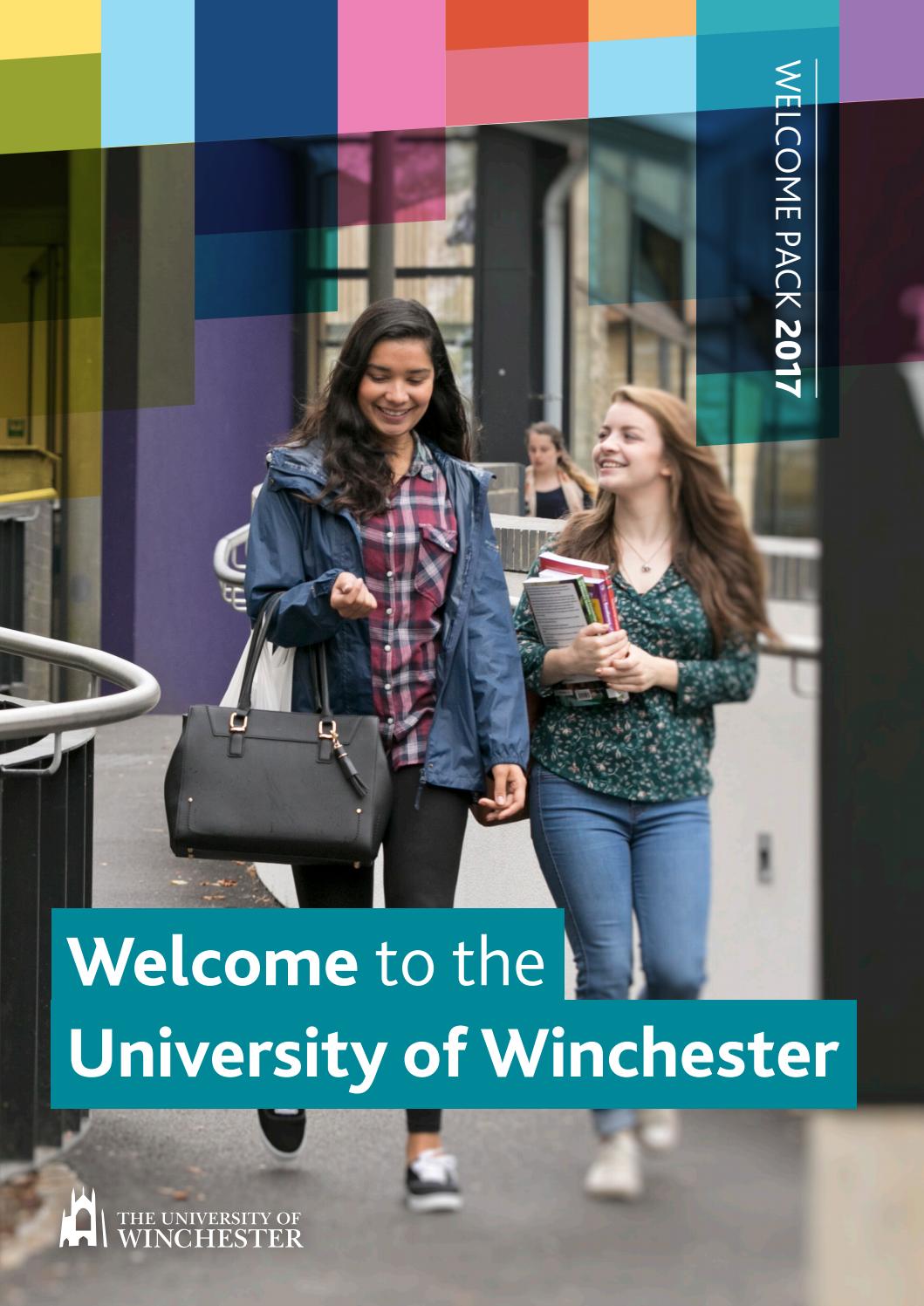 Winchester University UG Welcome Pack 2017 by University of Winchester - Issuu