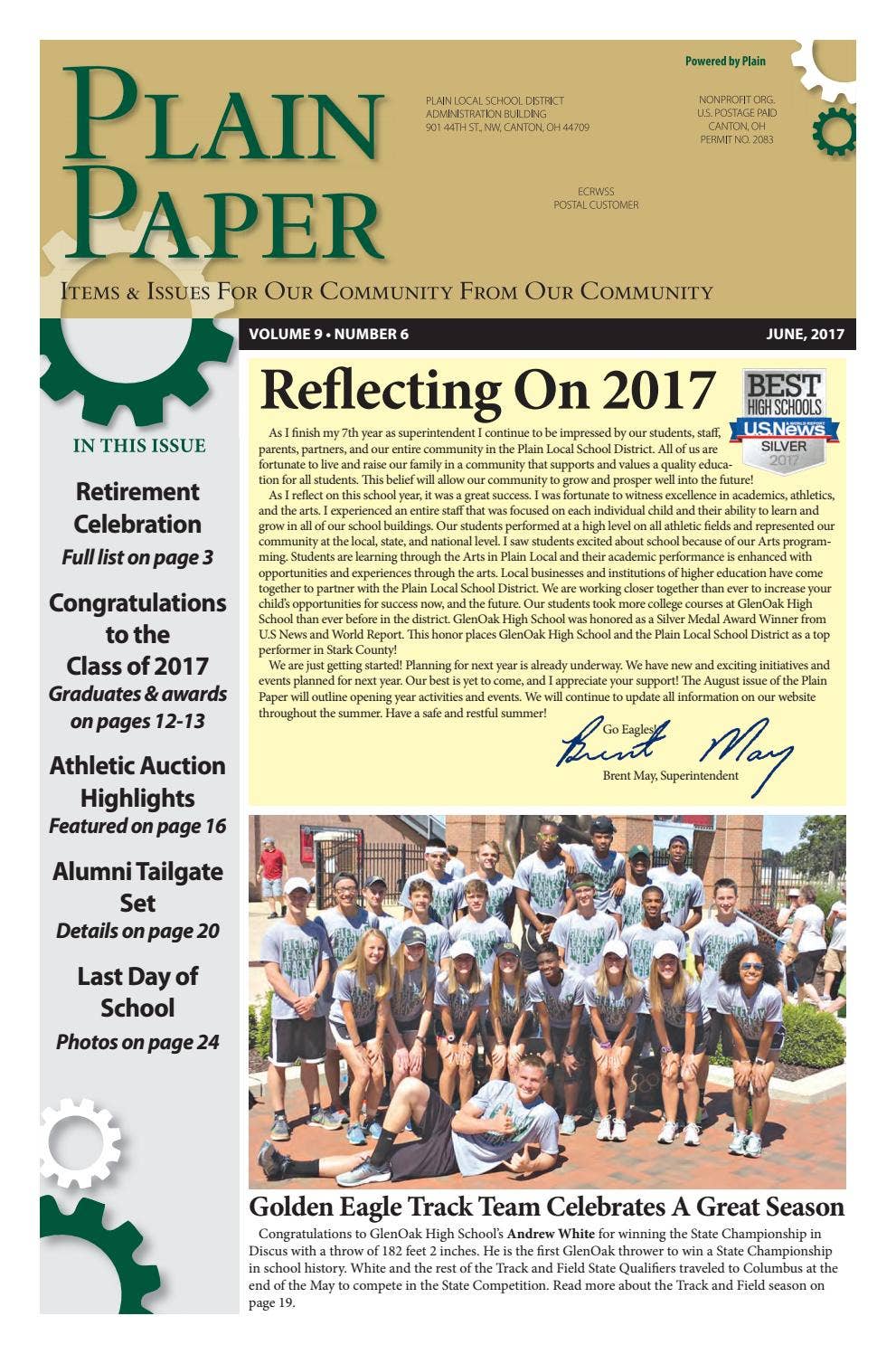 June 2017 Plain Paper by Plain Local Schools - Issuu