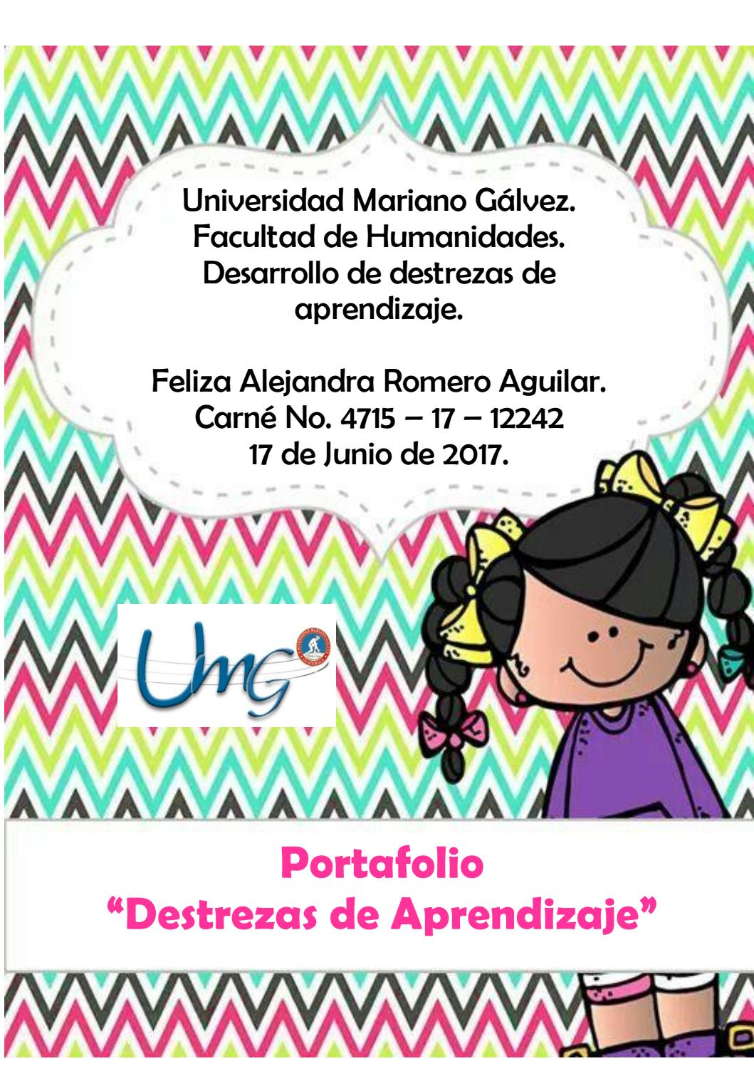 Portafolio Desarrollo de Destrezas de Aprendizaje. by Fely Romero - Issuu