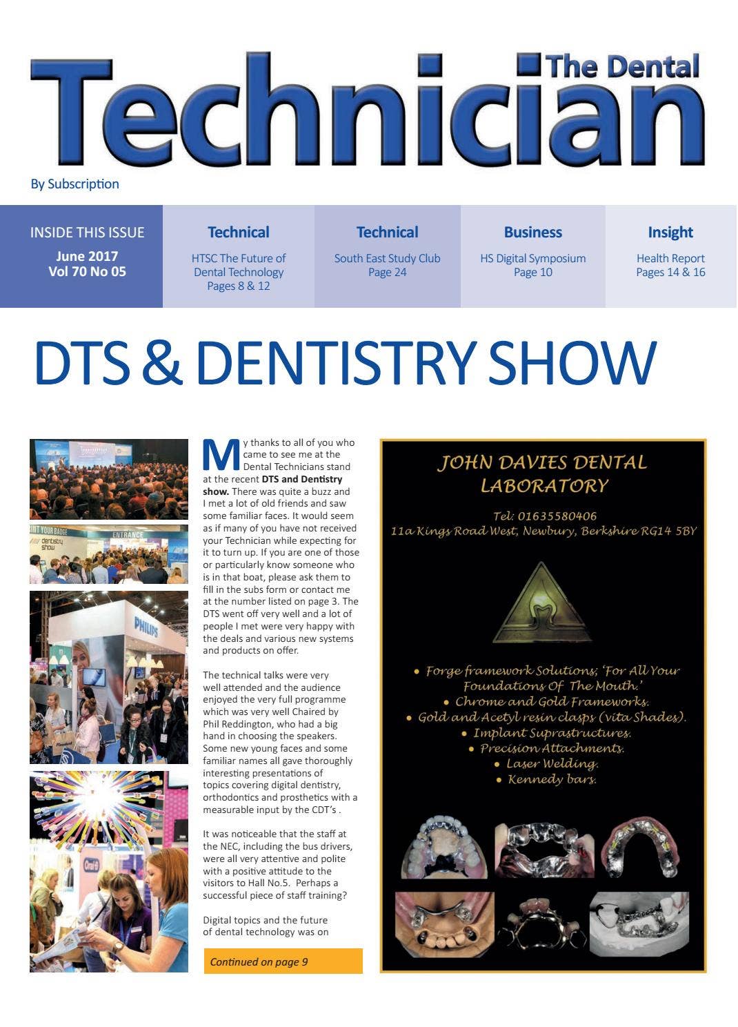The dental technician june 17 issue online by The Dental Technician ...