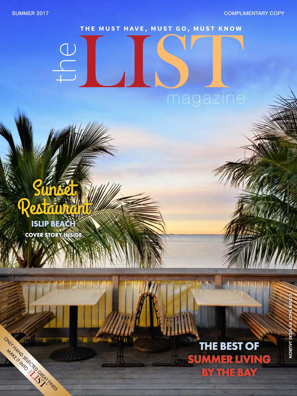 The List Magazine - Summer 2017 by The List Magazine - Issuu