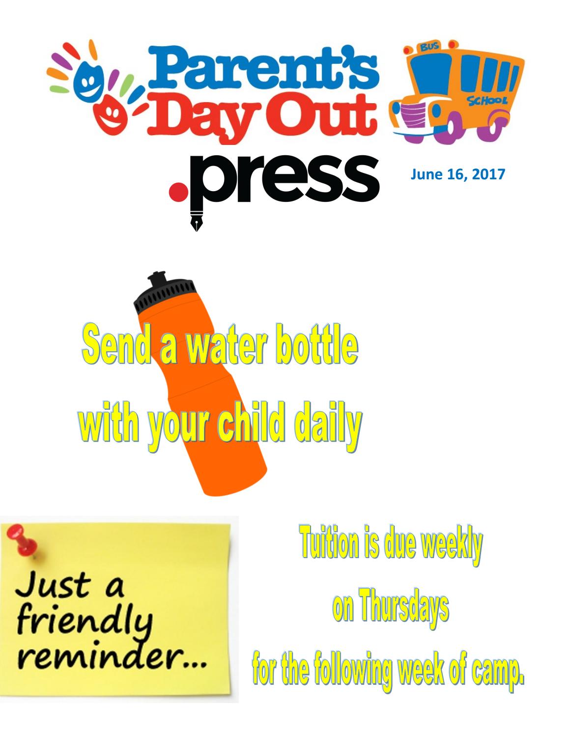 6-16-17 PDO School Age Summer Camp News by Dawn Hoffman - Issuu