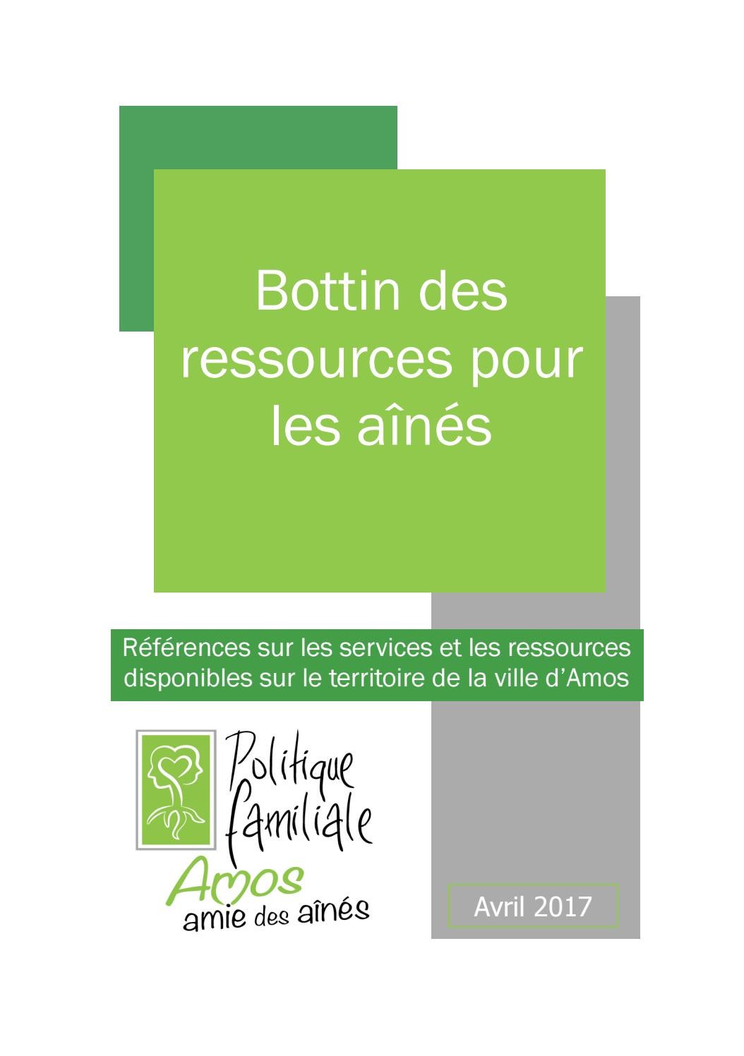 Bottin des ressources pour les aînés by David Arpin - Issuu