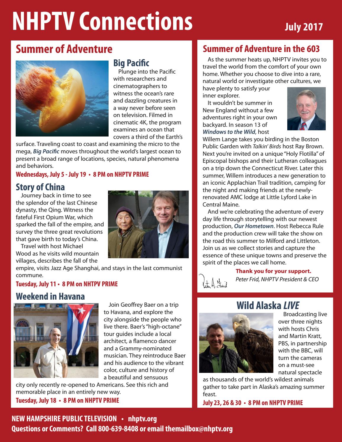 Nhptv connections jul2017 by New Hampshire PBS - Issuu