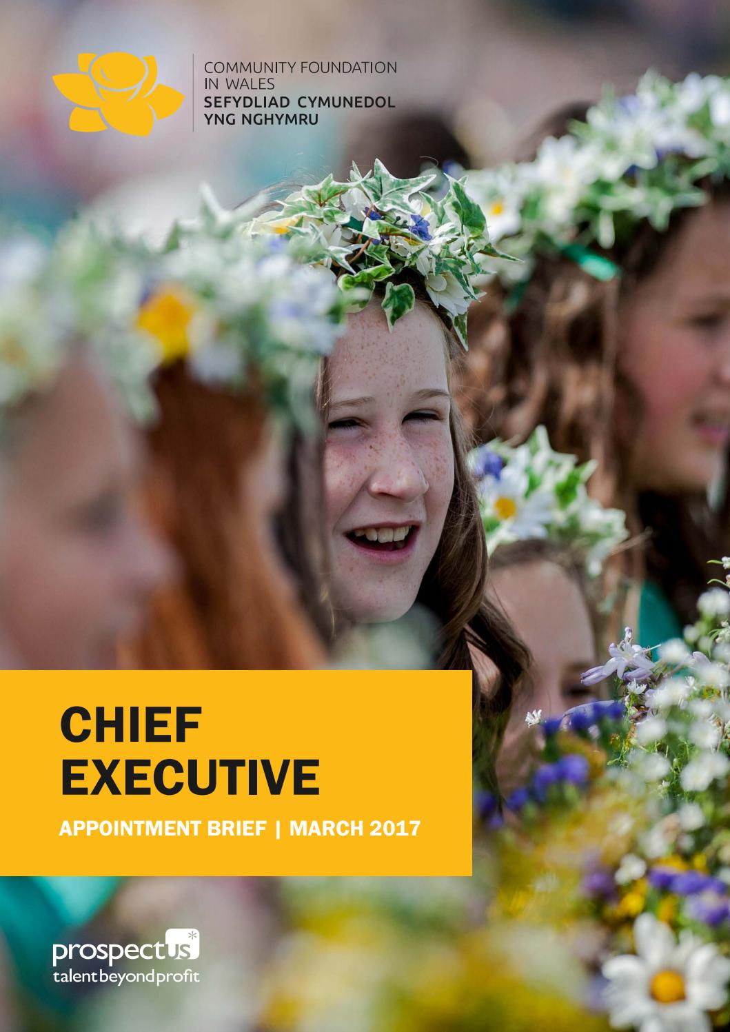 Community Foundation in Wales by Prospectus - Issuu